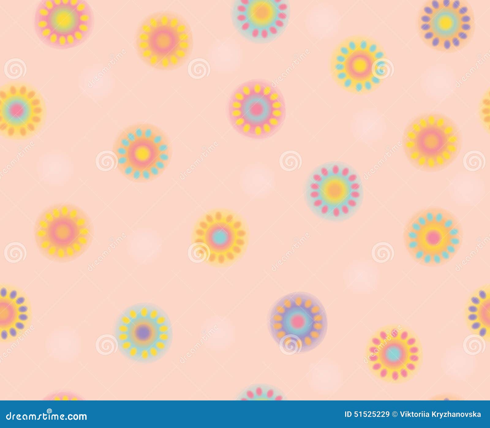 Vector Floral Seamless Pattern Stock Vector Illustration Of Tender