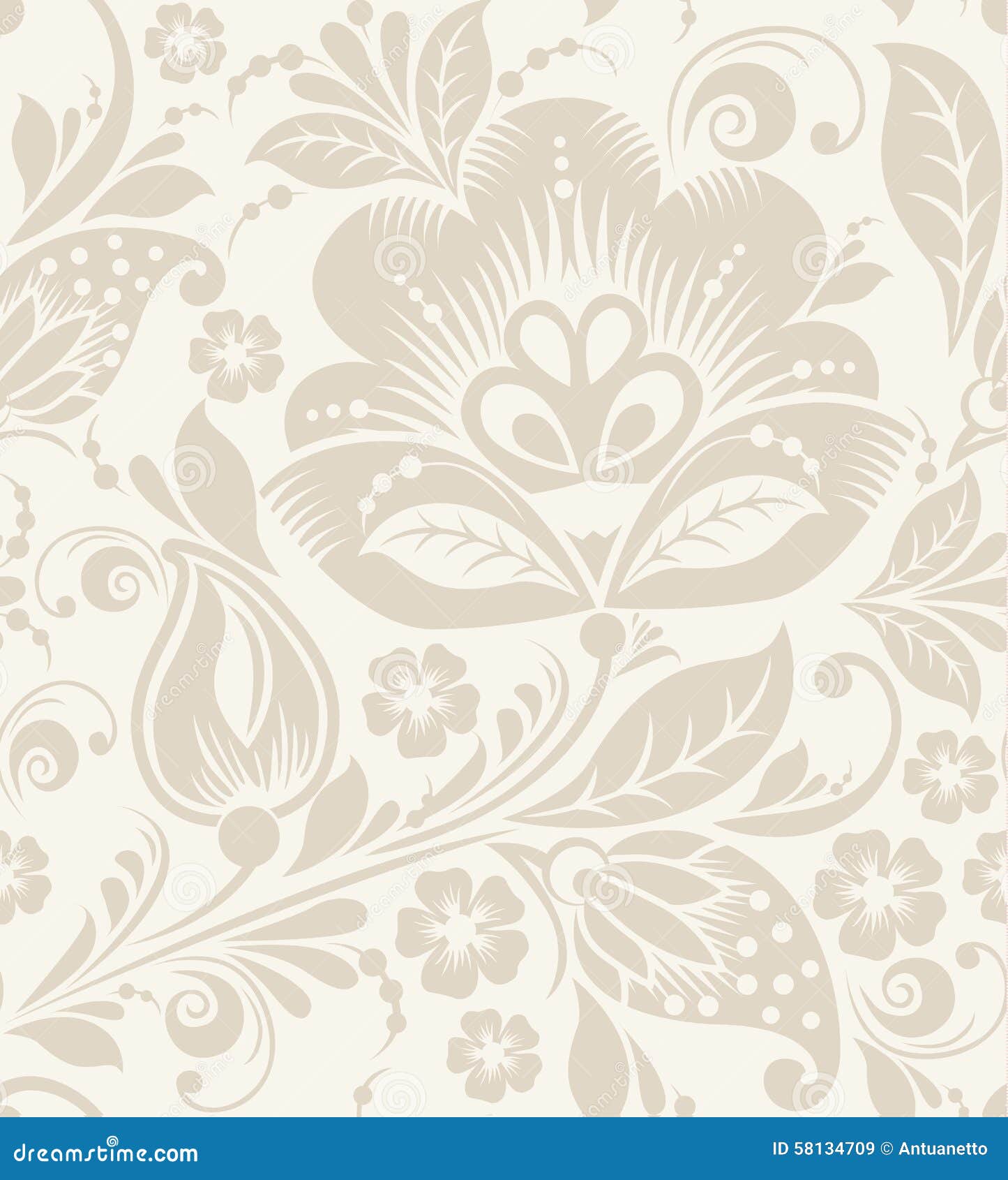Floral Vintage Rustic Seamless Pattern Stock Illustrations – 30,429 ...