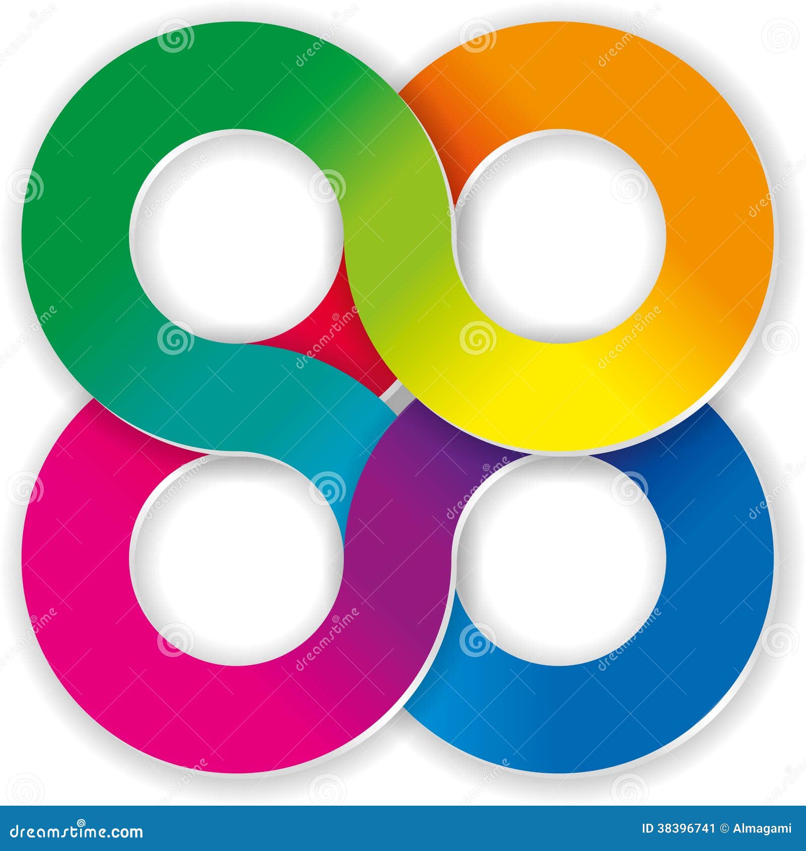 Vector flow design element stock vector. Illustration of colorful ...