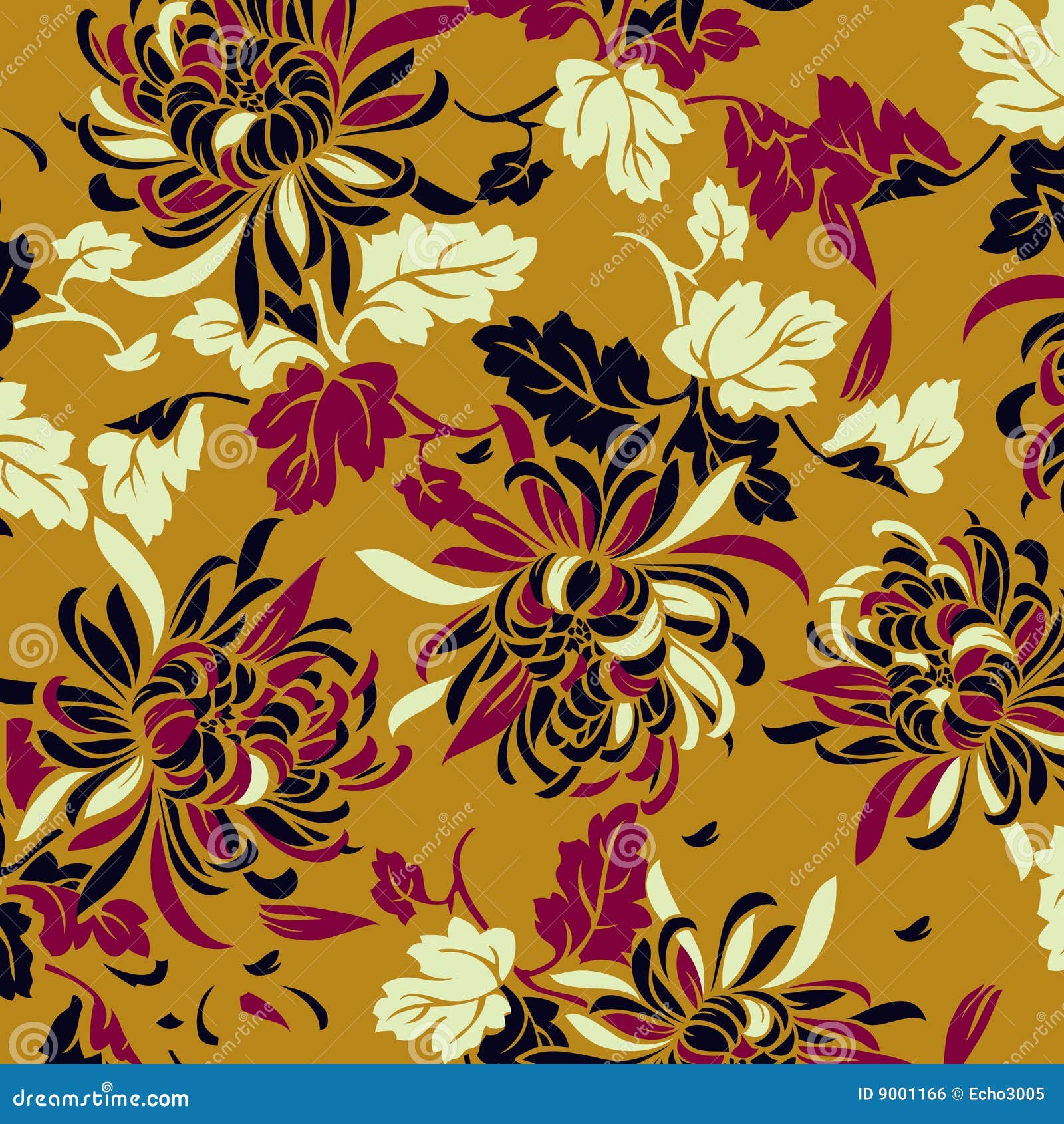 Vector flower background stock vector. Illustration of flower - 9001166