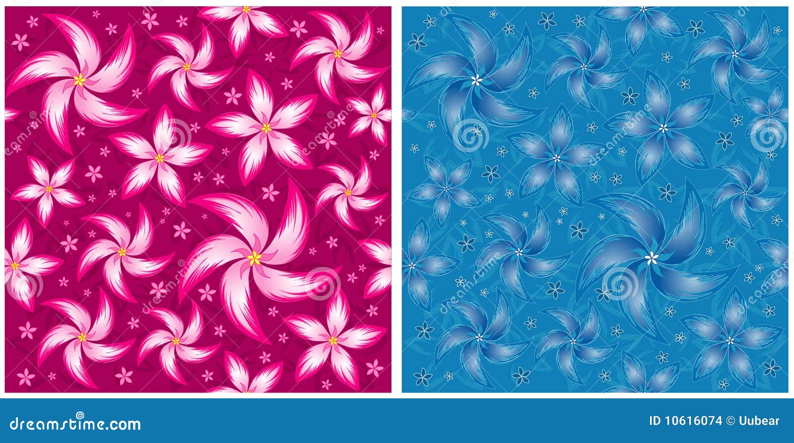 Vector flower pattern stock vector. Illustration of abstract - 10616074