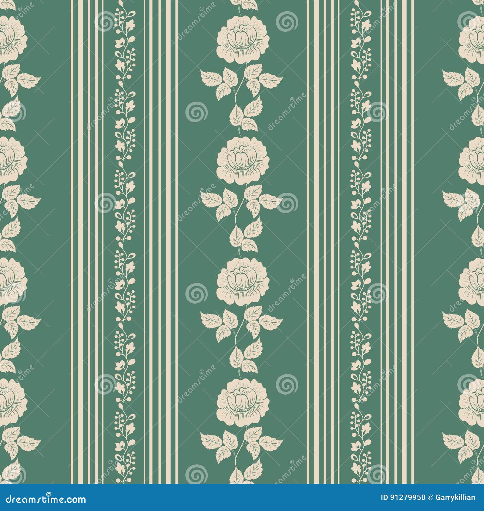 Vector Flower Seamless Pattern Background. Elegant Texture for ...