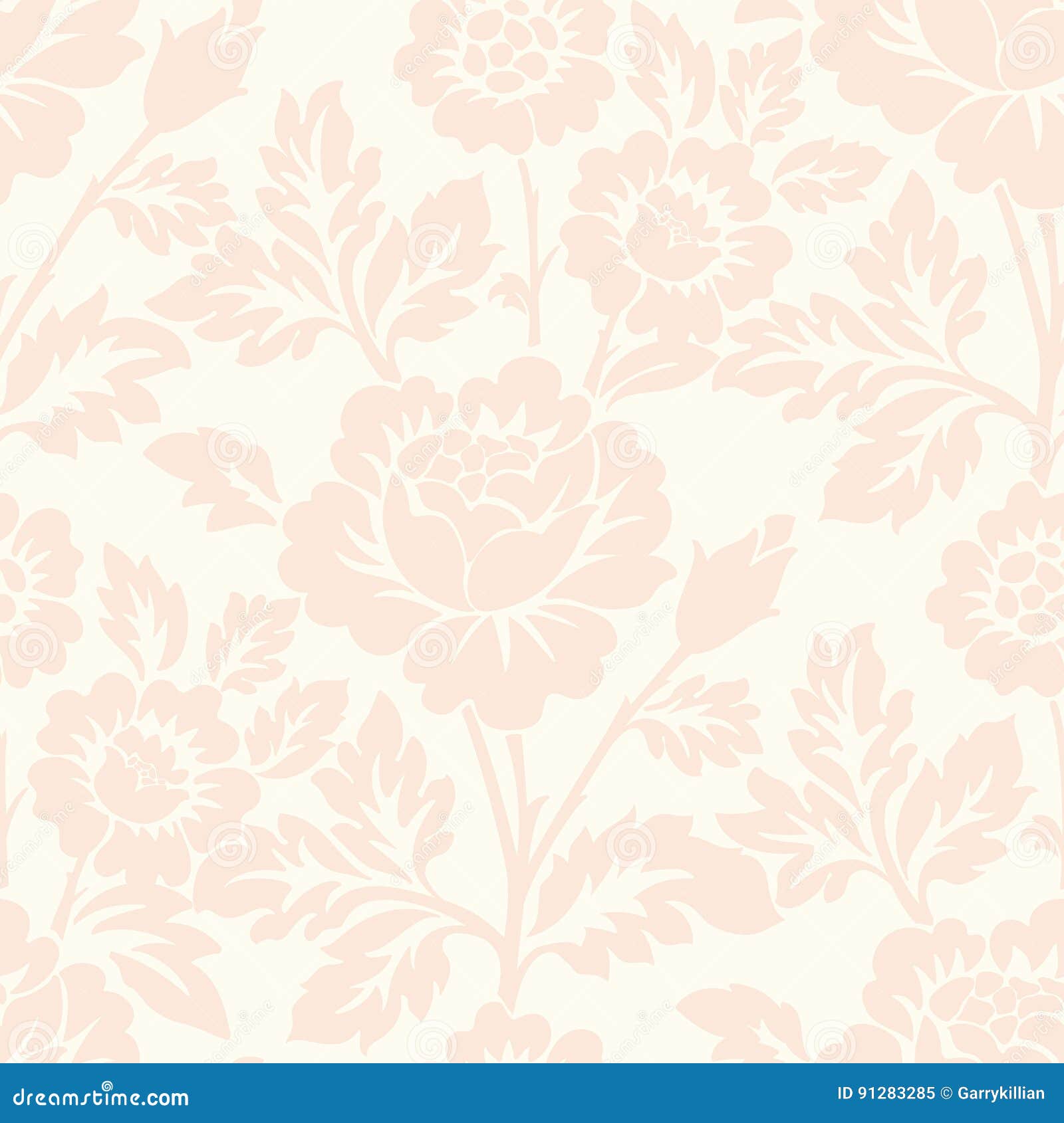 Vector Flower Seamless Pattern Element. Elegant Texture for Backgrounds ...