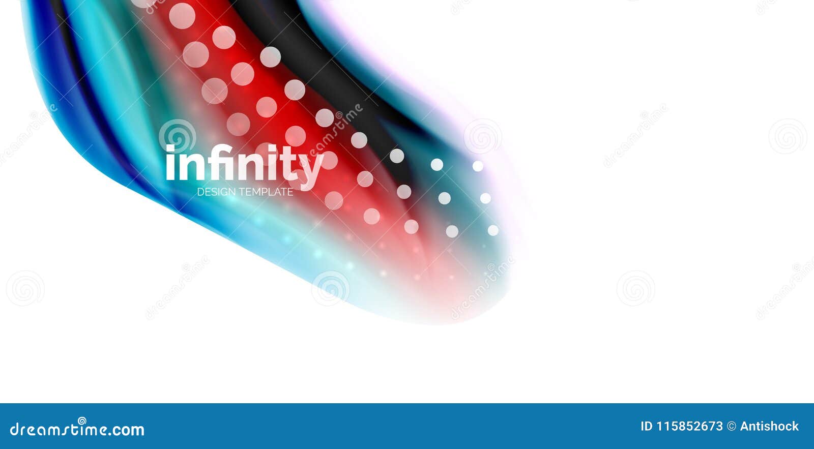 Vector Flowing Liqiud Colors Isolated on White, Wave Abstract ...