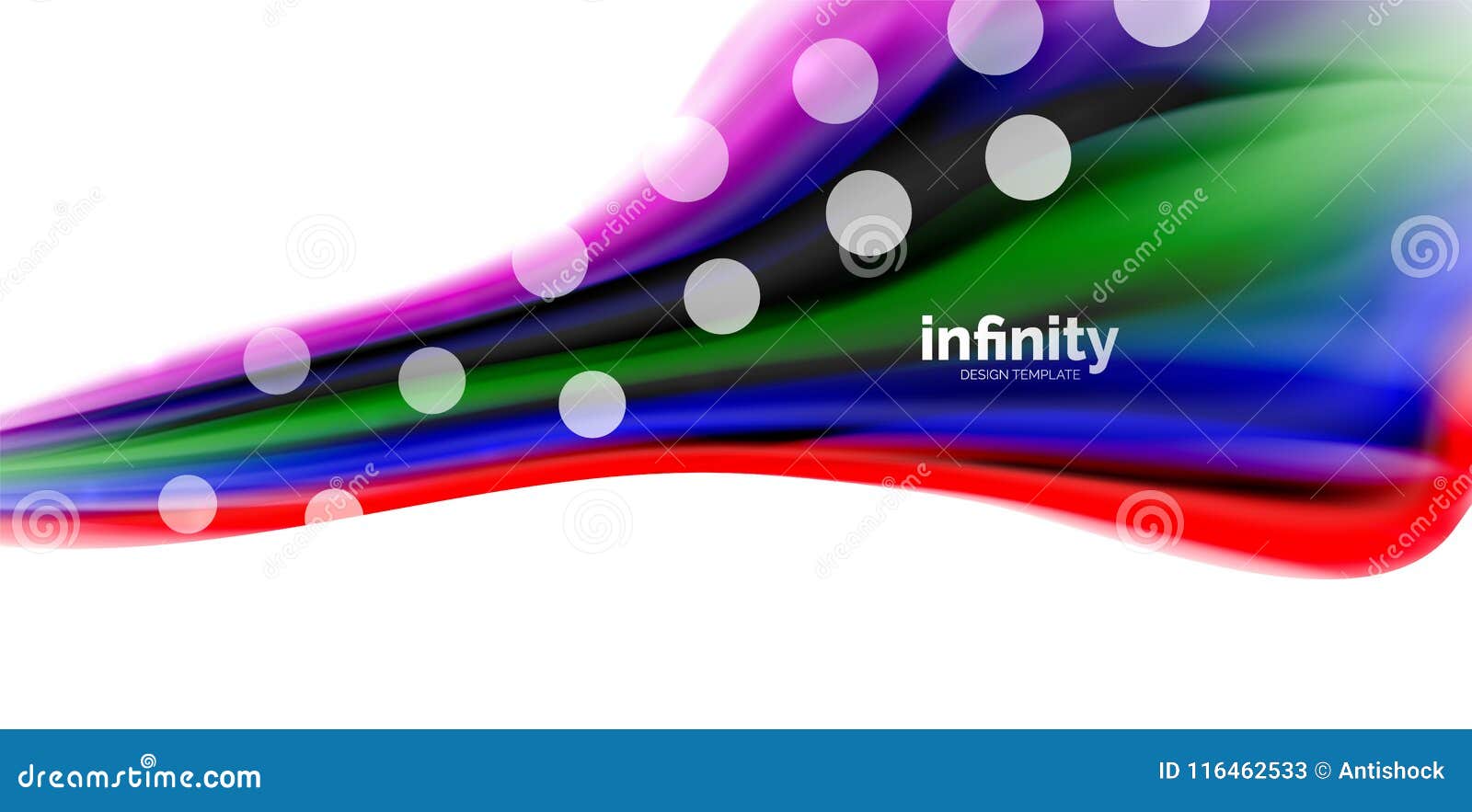 Vector Flowing Liqiud Colors Isolated on White, Wave Abstract ...