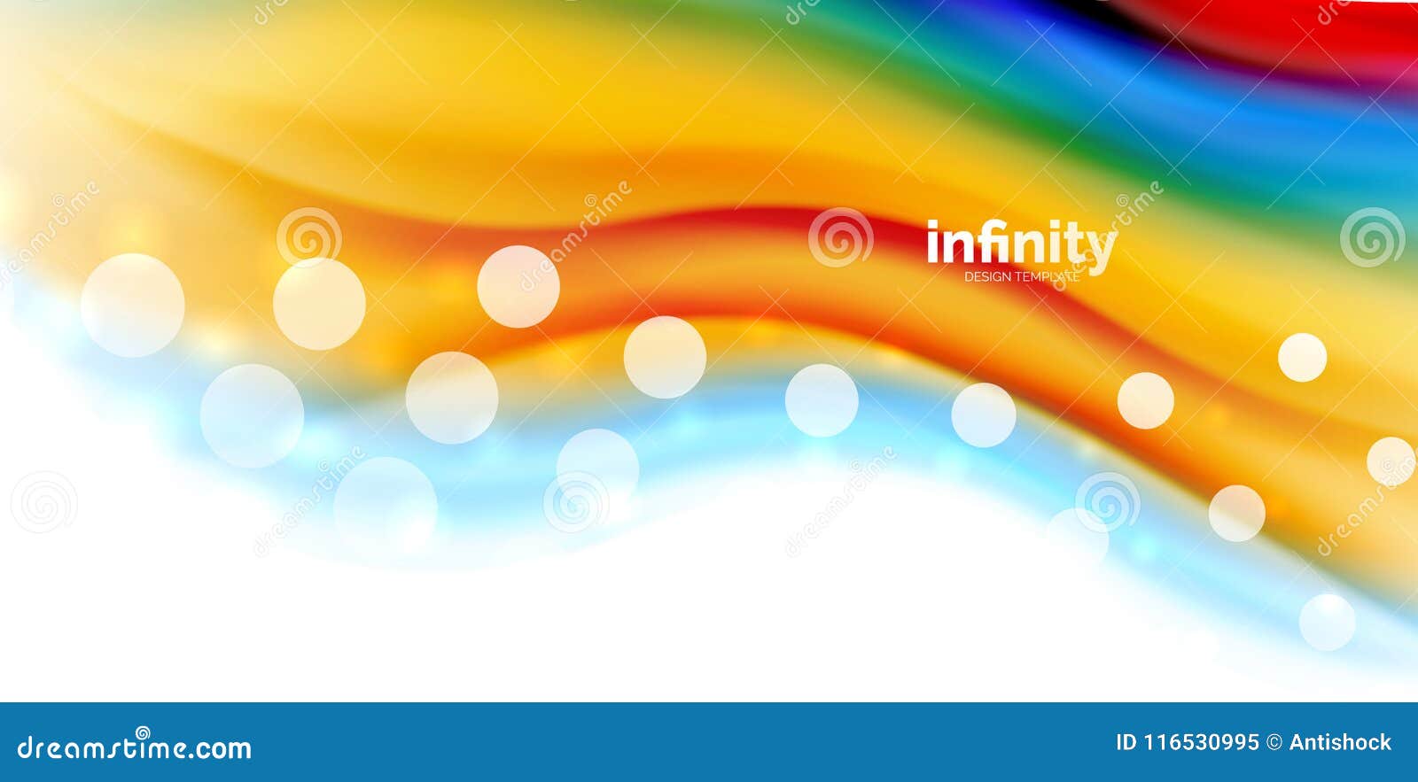 Vector Flowing Liqiud Colors Isolated on White, Wave Abstract ...