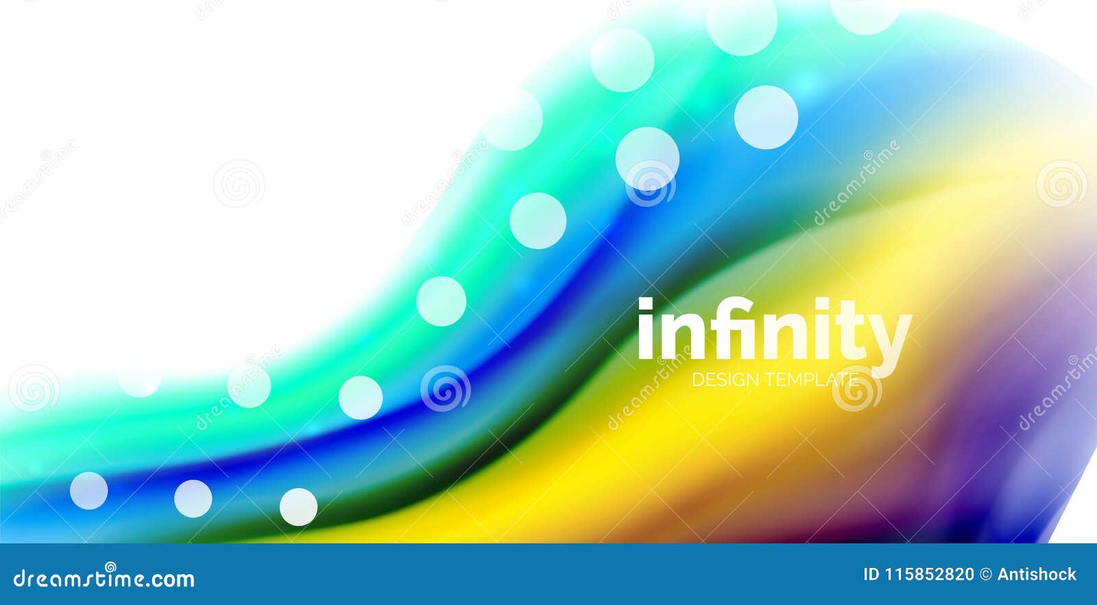 Vector Flowing Liqiud Colors on White, Wave Abstract Background Stock ...