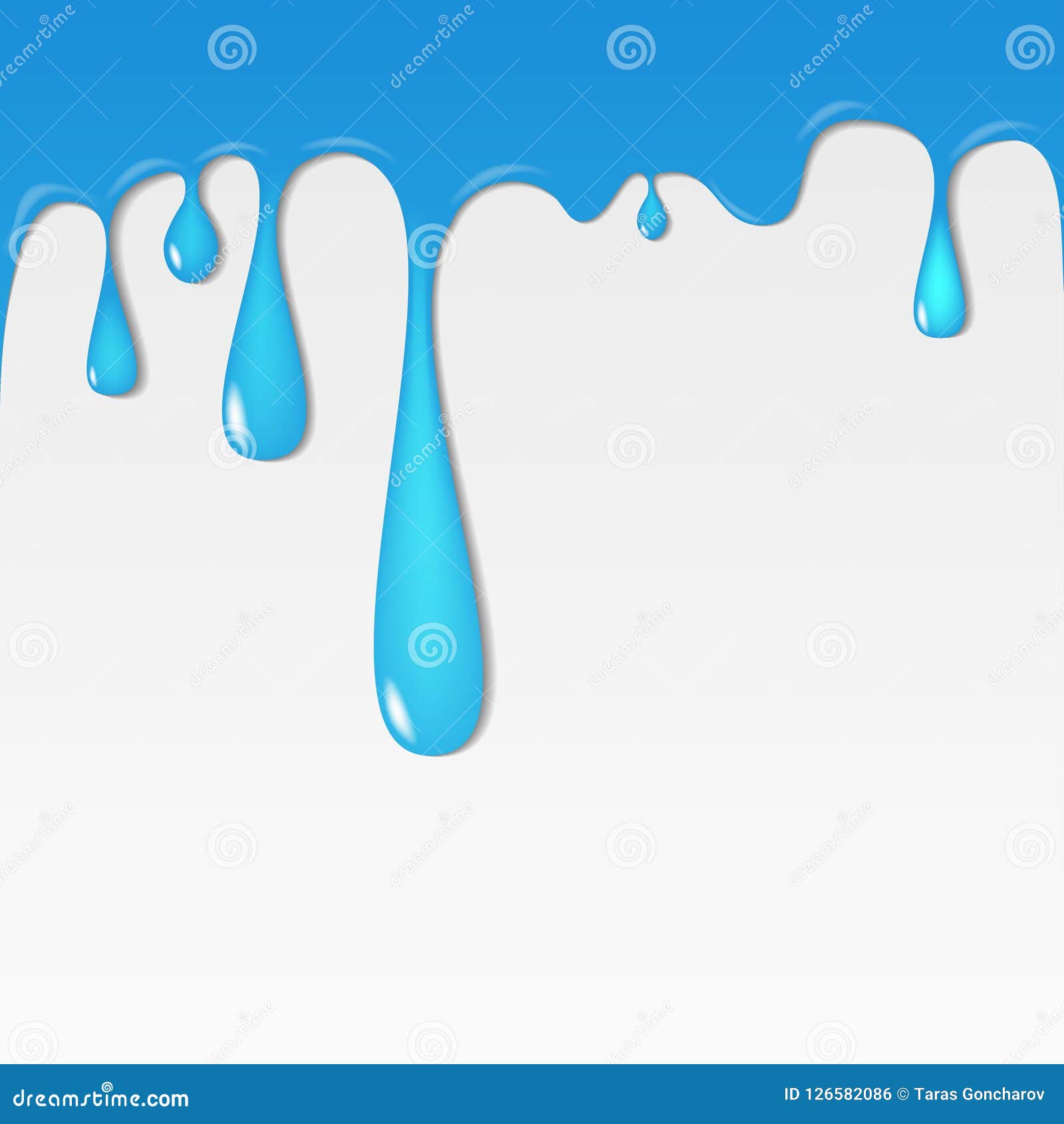 Vector Flowing Melted Liquid Stock Vector - Illustration of desert ...