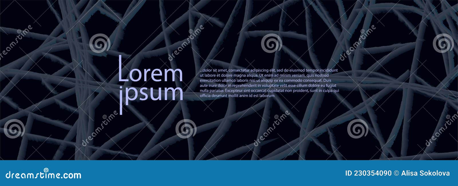 Vector Flyer Template. Abstract Background with Copy Space for ...