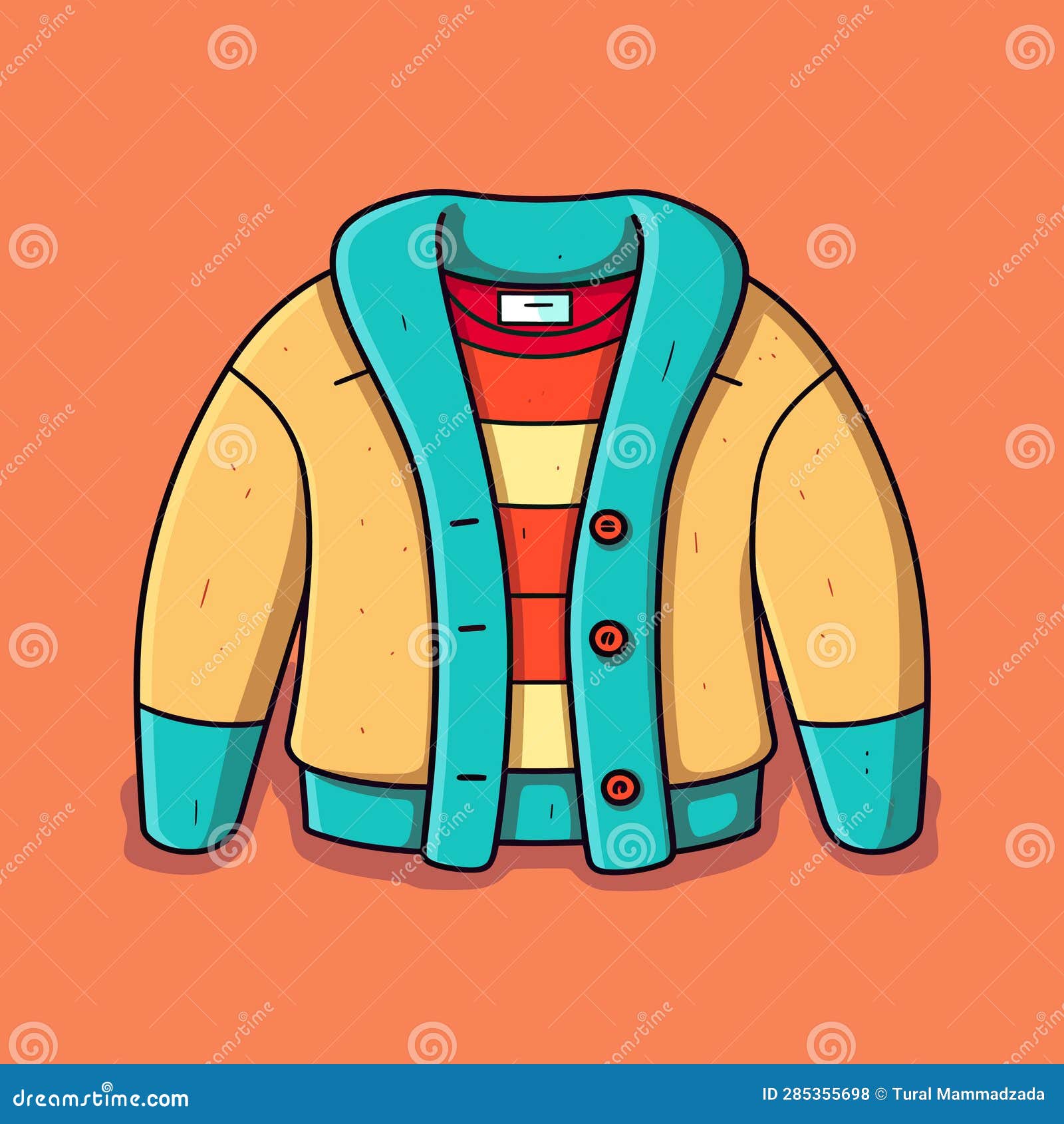 Vector of a Flying Fish in Mid-air Stock Illustration - Illustration of ...