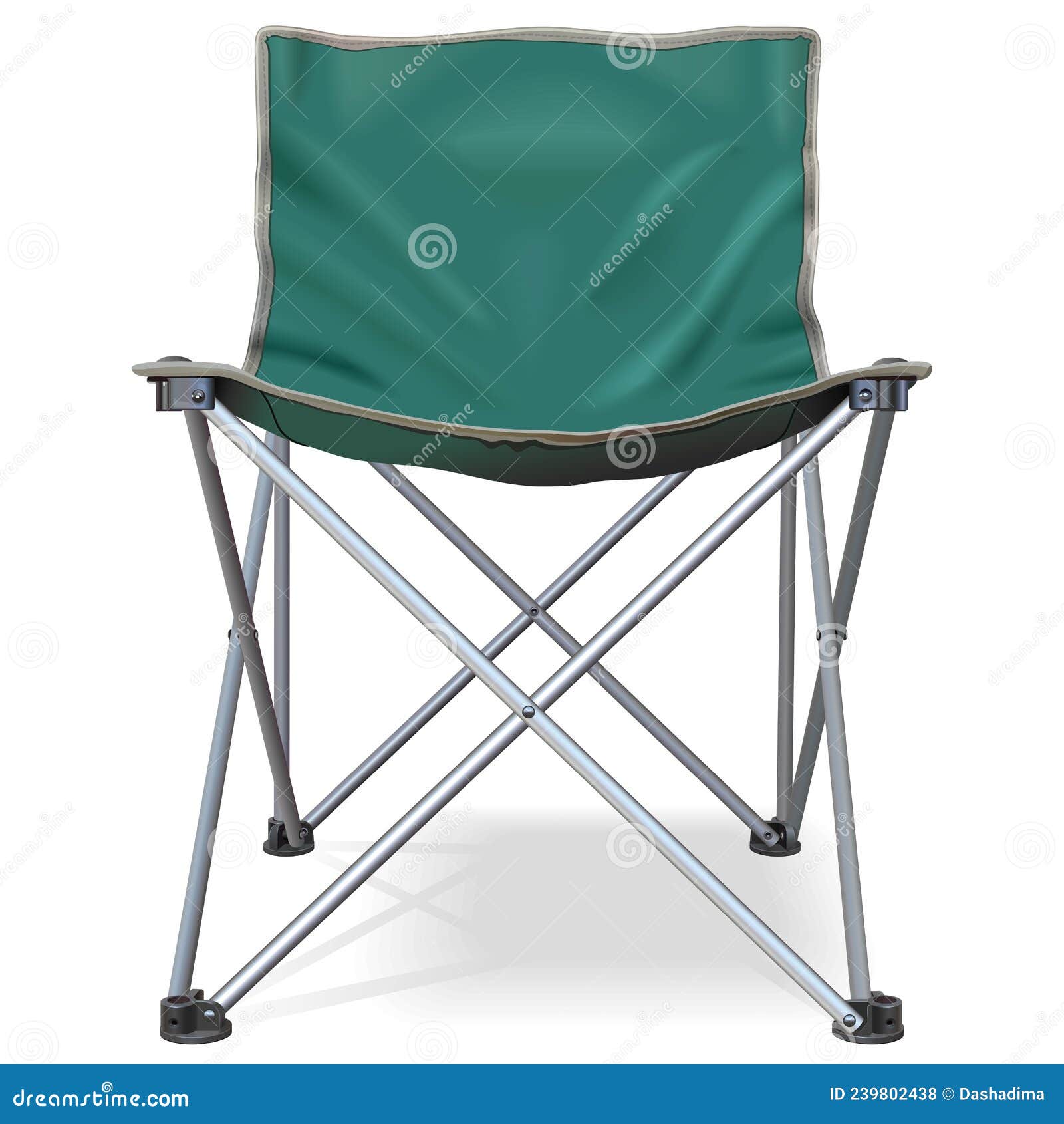 Camping Chair Silhouette, Camping Chair Vector. | CartoonDealer.com ...