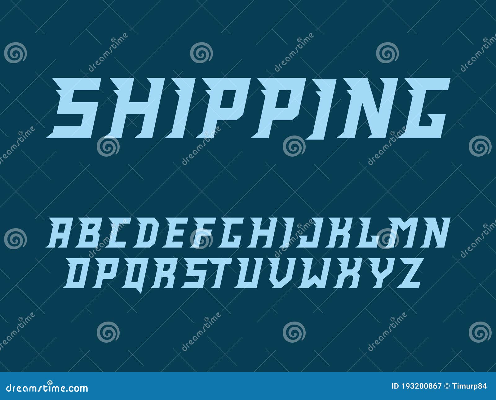 Vector Font and Alphabet. Creative Design. Stock Vector - Illustration ...