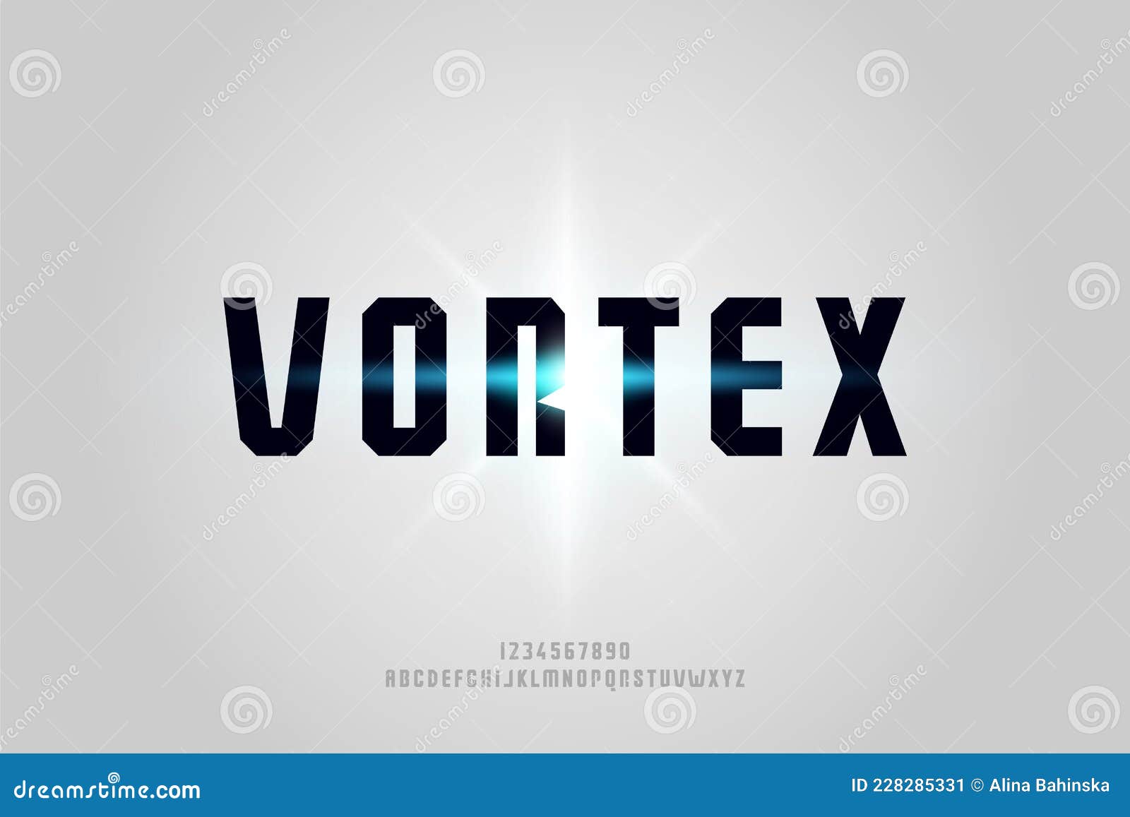 VECTOR FONT VOLTRON stock illustration. Illustration of voltron - 228285331
