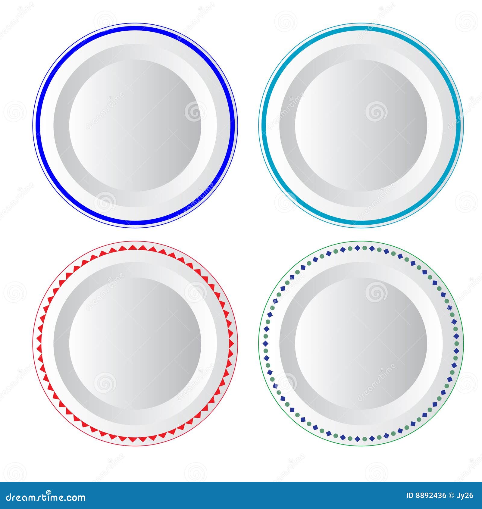 Vector food plate stock vector. Illustration of cooking - 8892436