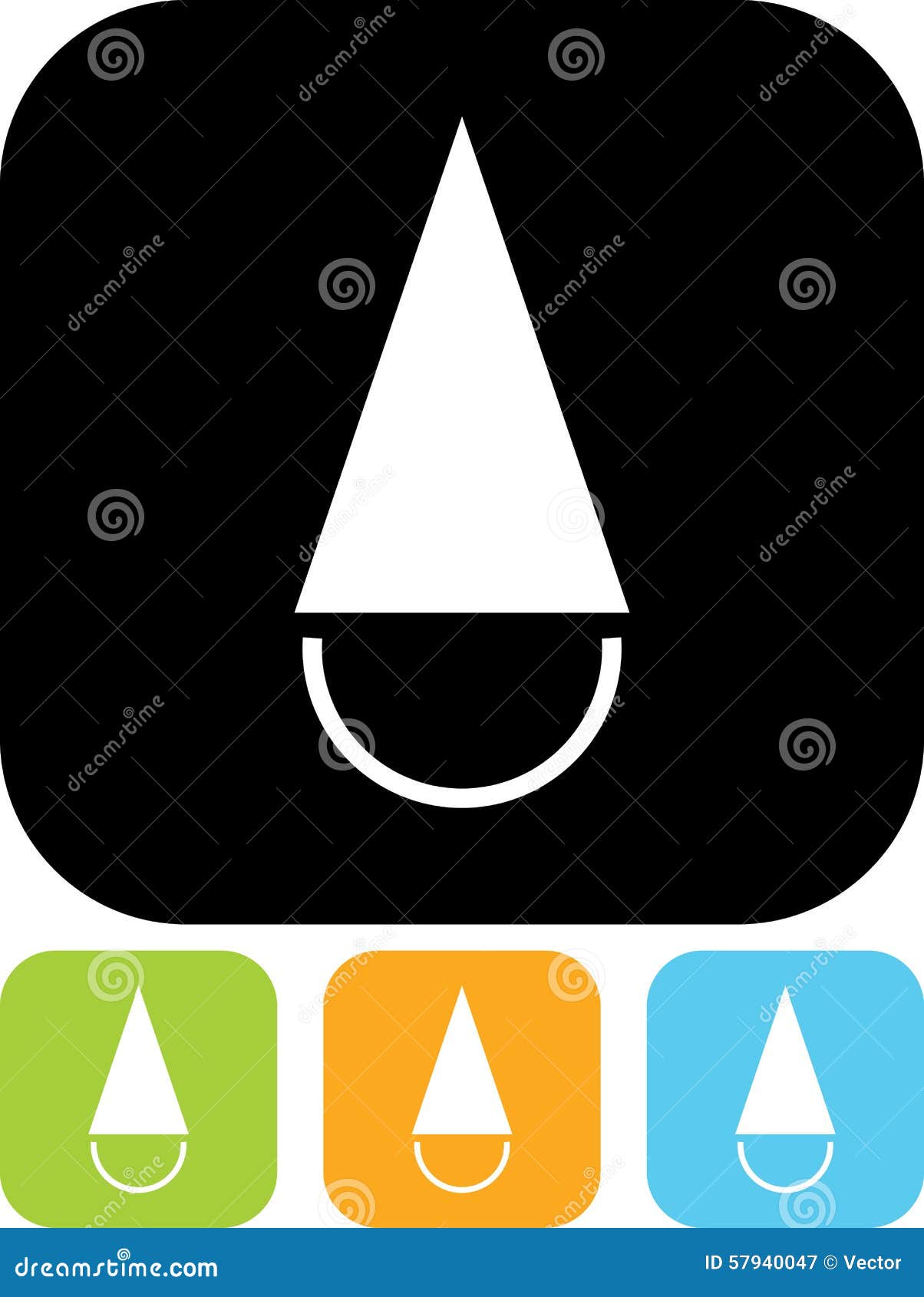 Vector Fool S Cap Isolated on White Background Stock Vector ...