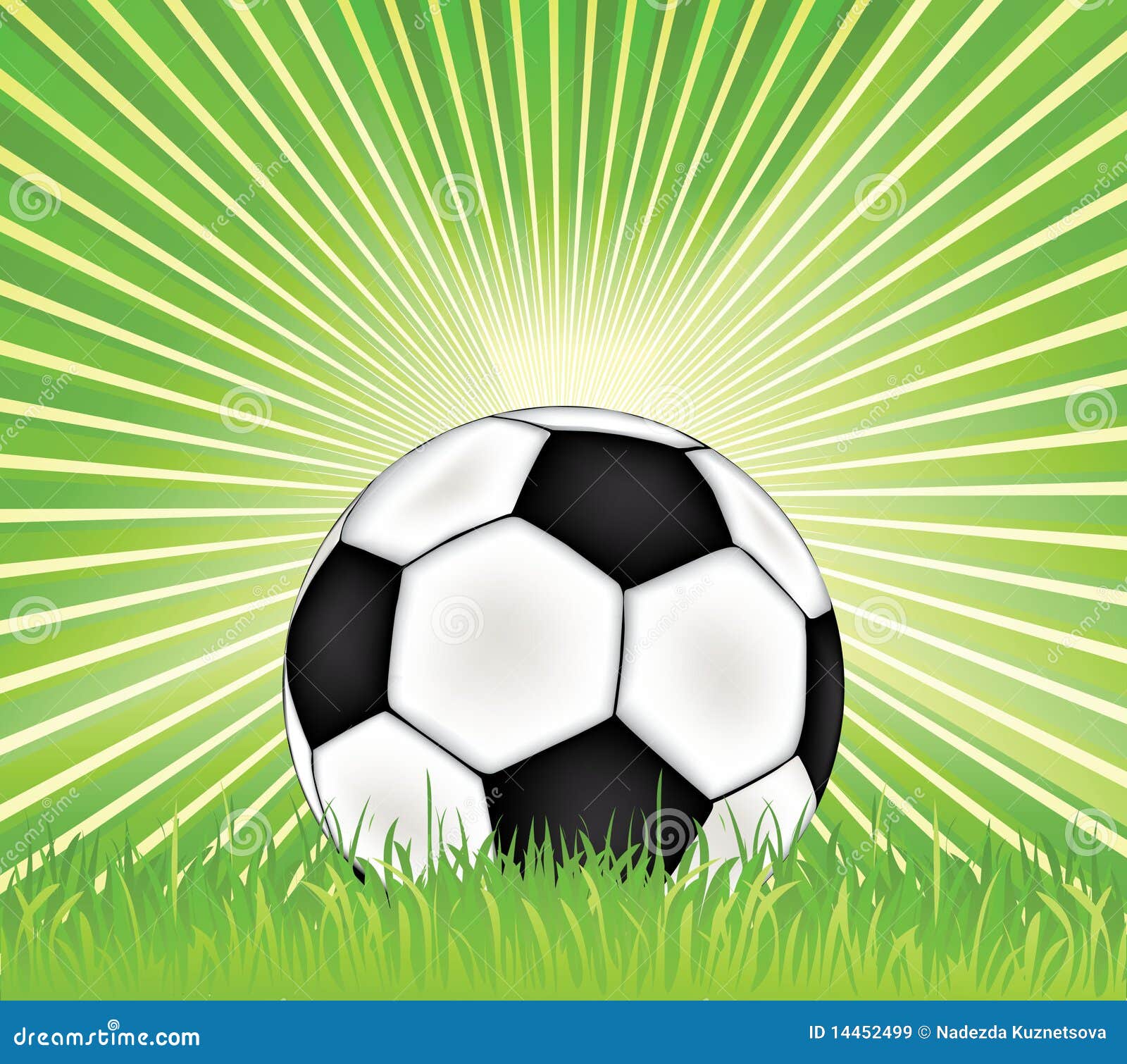 Vector football stock vector. Illustration of graphic - 14452499