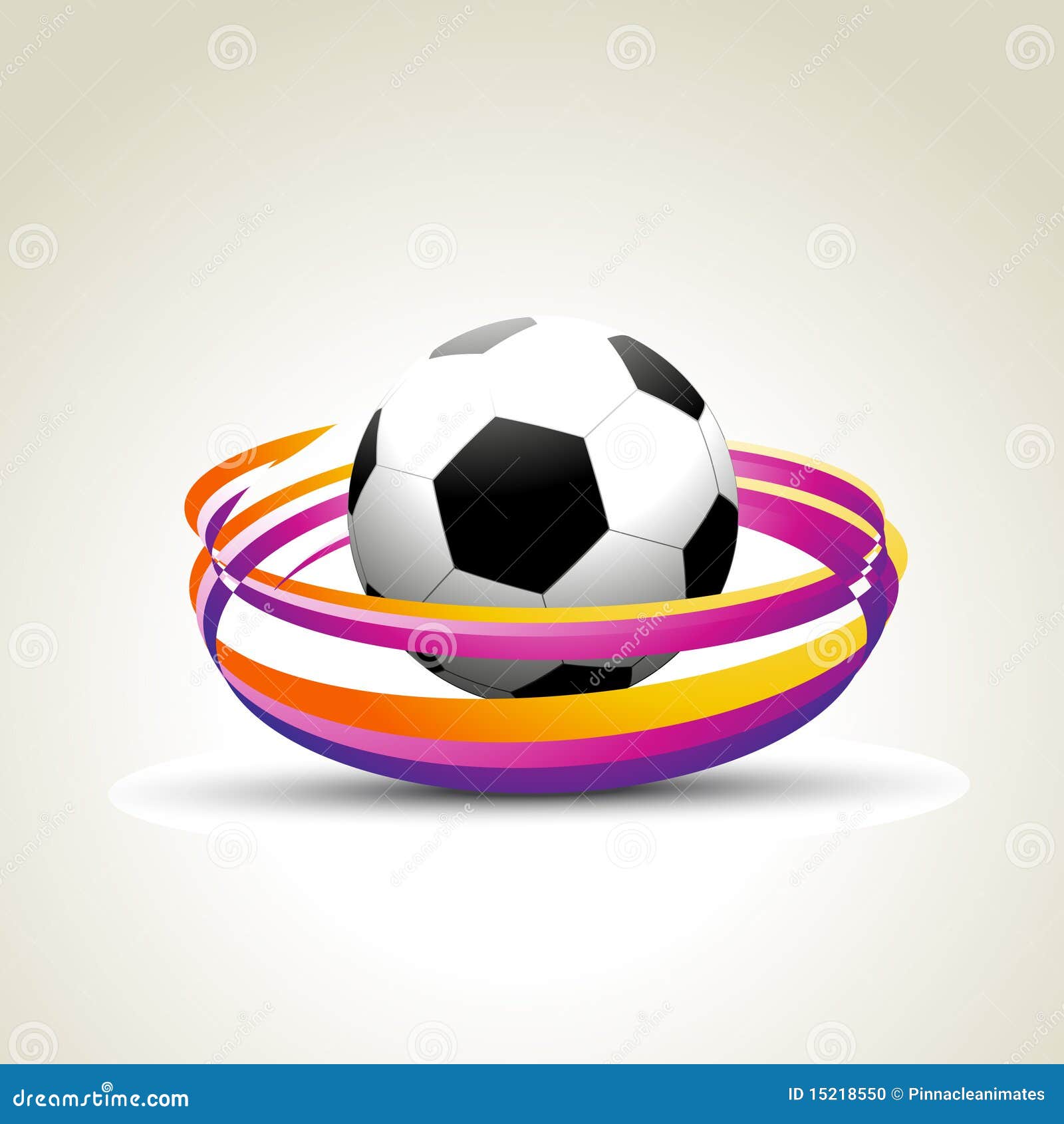 Vector football stock vector. Illustration of competition - 15218550