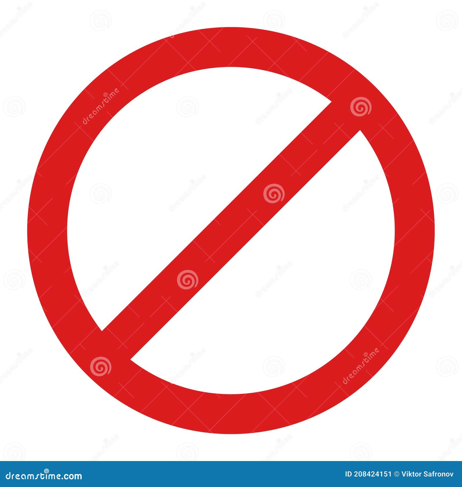 Vector Forbid Flat Icon Symbol Stock Vector - Illustration of cancel ...
