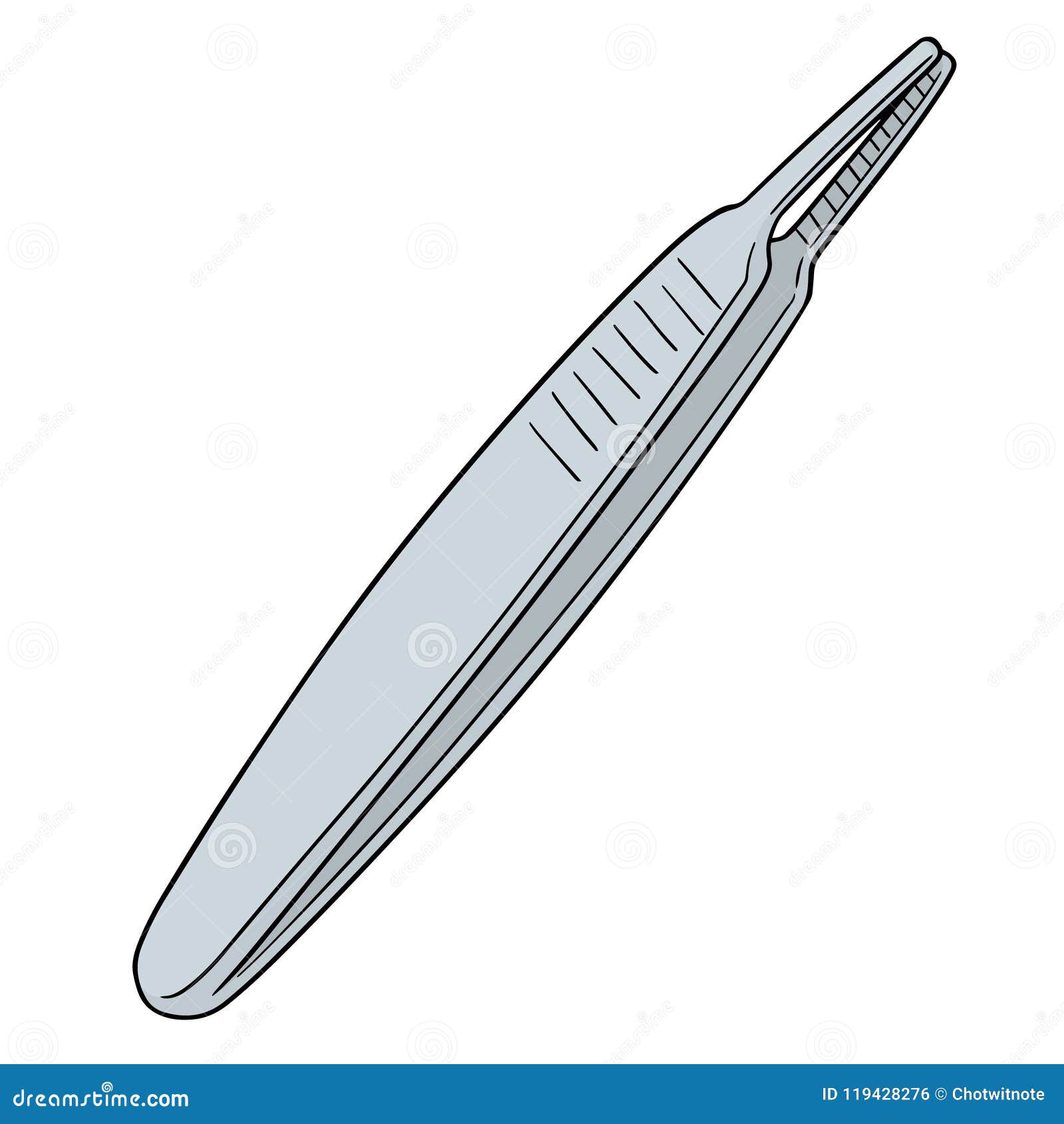 Vector of forcep stock vector. Illustration of operation - 119428276