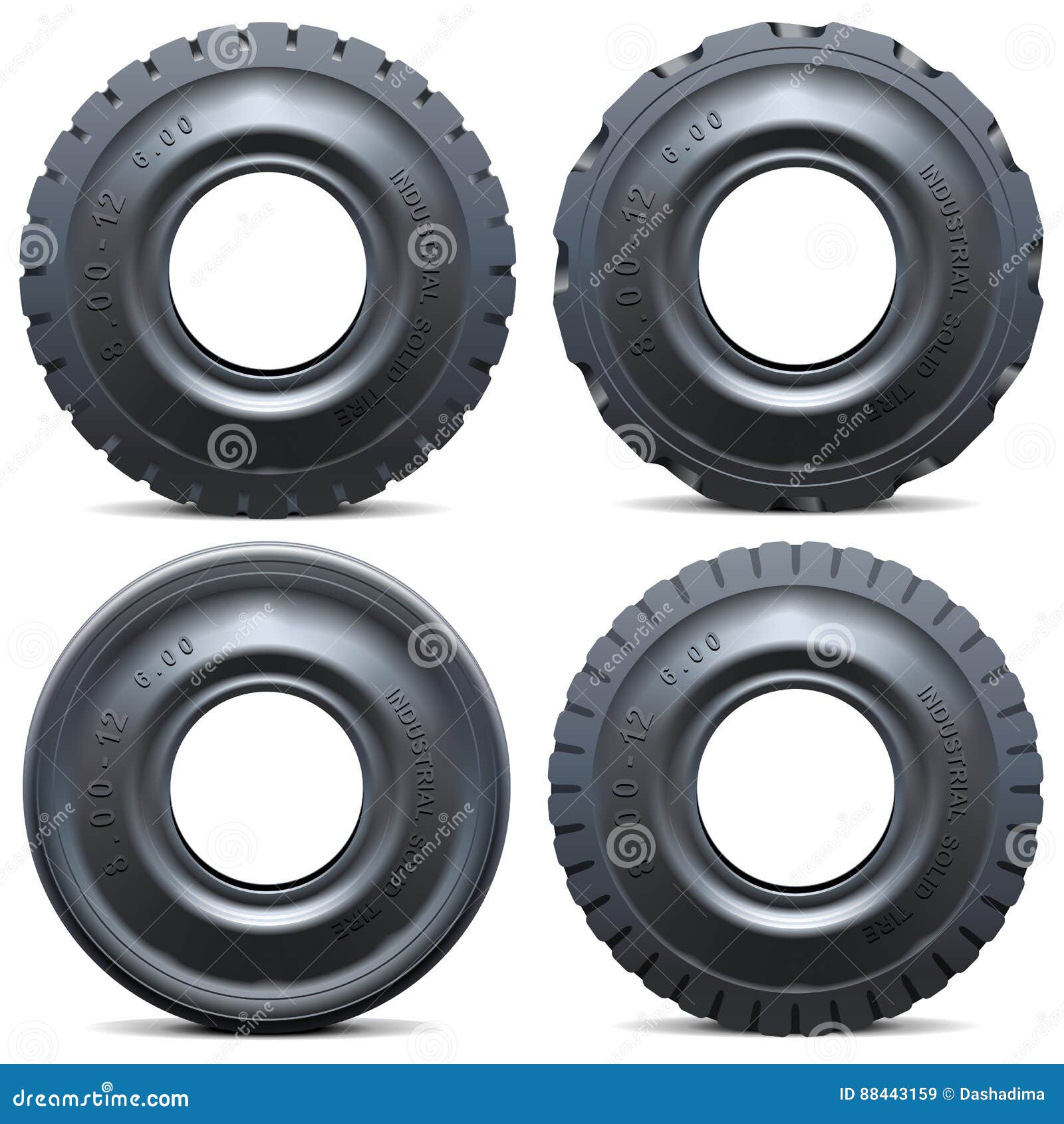 Tractor Tire Print Vector Logo. Wheel Shop Isolated Logotype Template ...