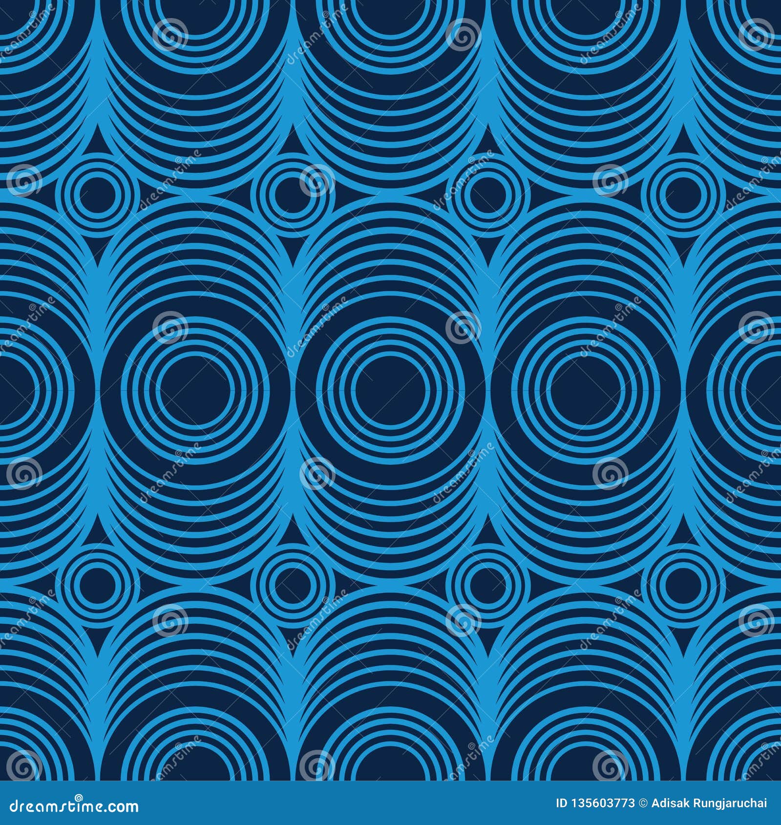 Vector Format, Seamless Geometric New Style. a Set of Seamless Blue ...