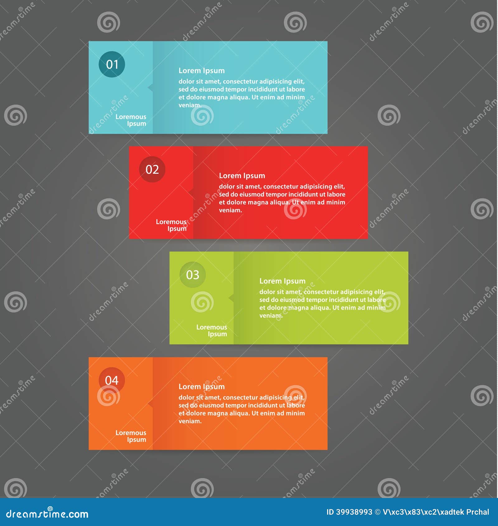 Vector - Four Solid Cards with Space for Your Content. Four Step Stock ... Vector - Four Solid Cards with Space for Your Content. Four Step Stock ...