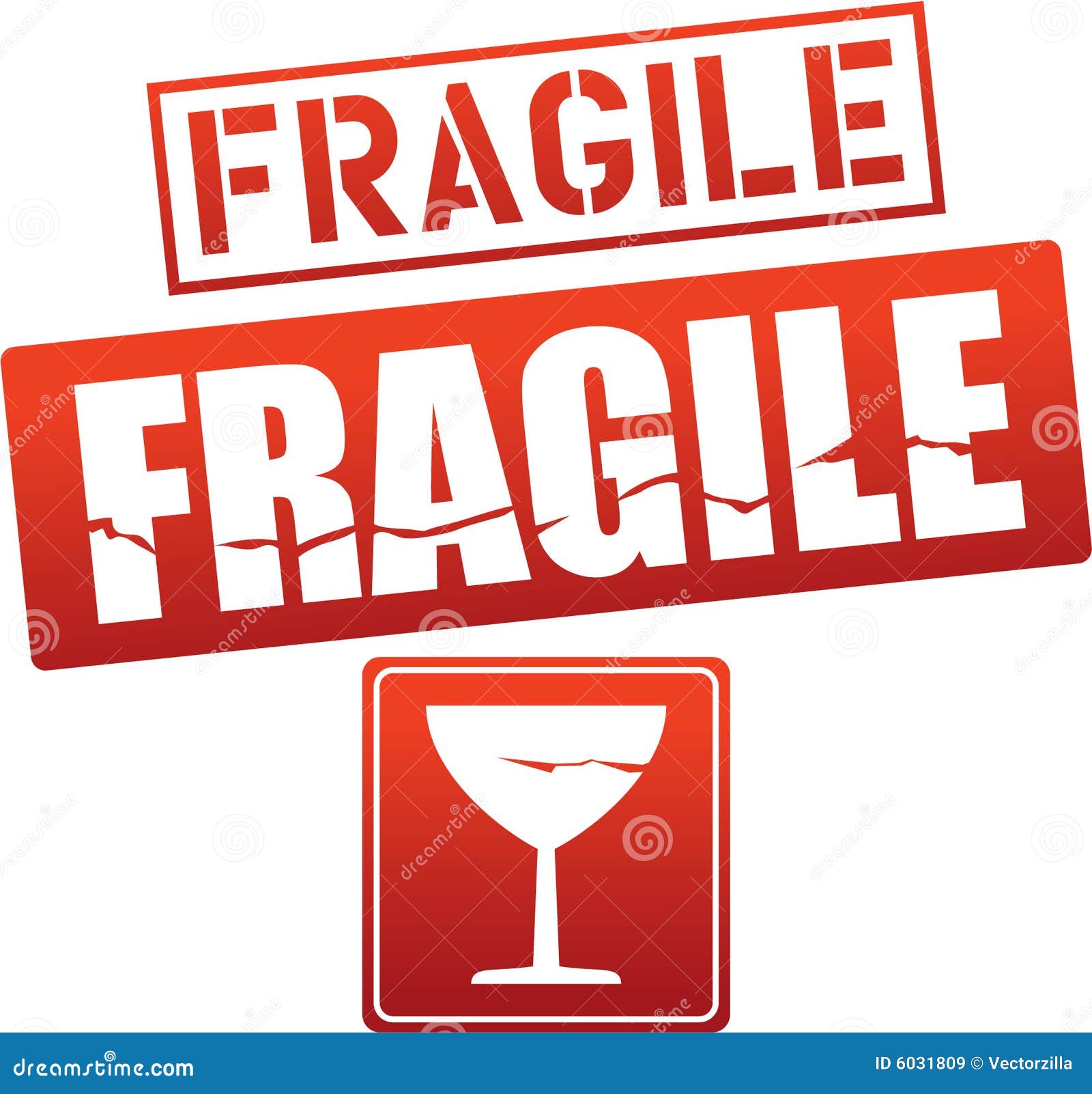 Vector Fragile Caution Stickers Stock Vector - Image: 6031809 Vector Fragile Caution Stickers Stock Vector - Image: 6031809