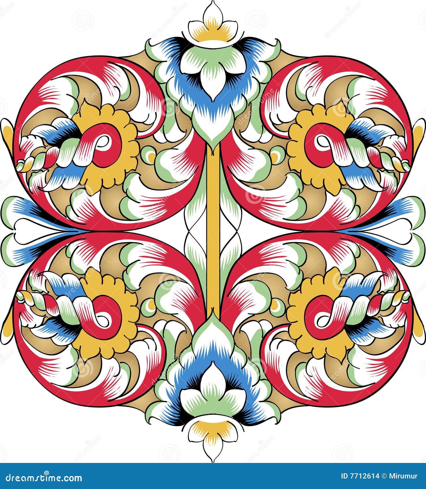 Vector Fragment of Orthodox Ornamental Pattern Stock Vector ...