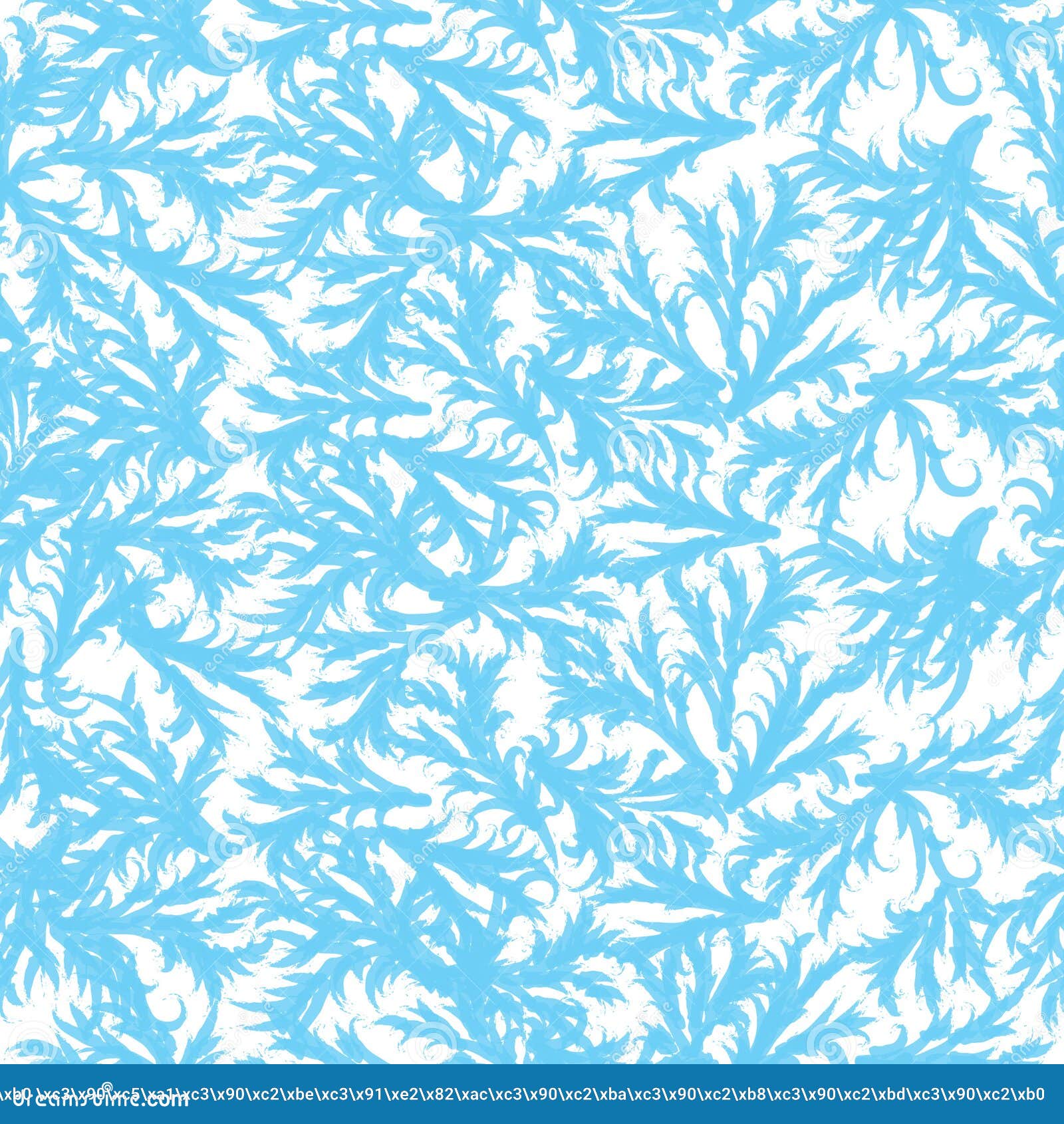 Vector Frame of Frost Patterns Stock Vector - Illustration of cold ...