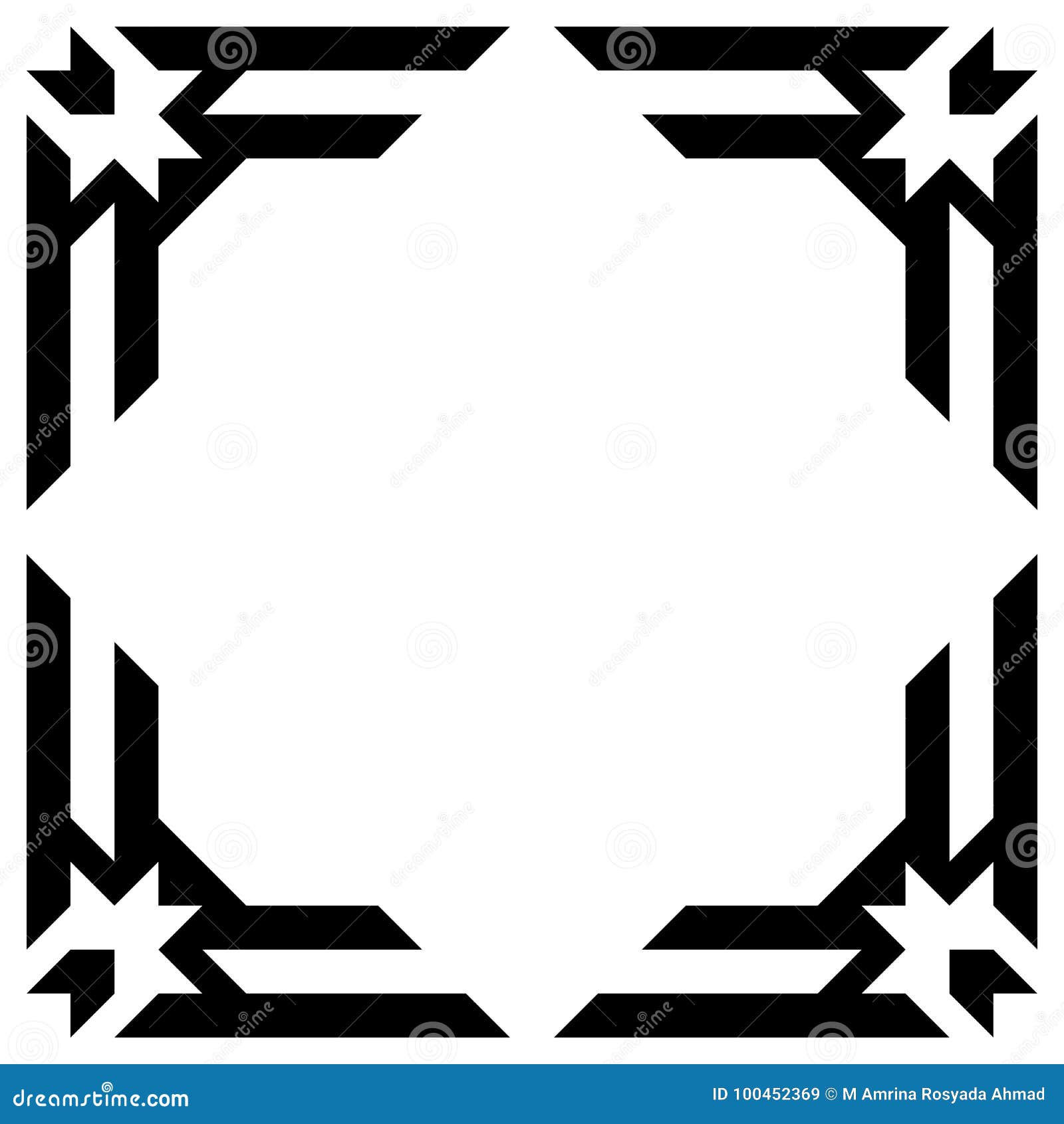 Vector Frame stock vector. Illustration of graphics - 100452369