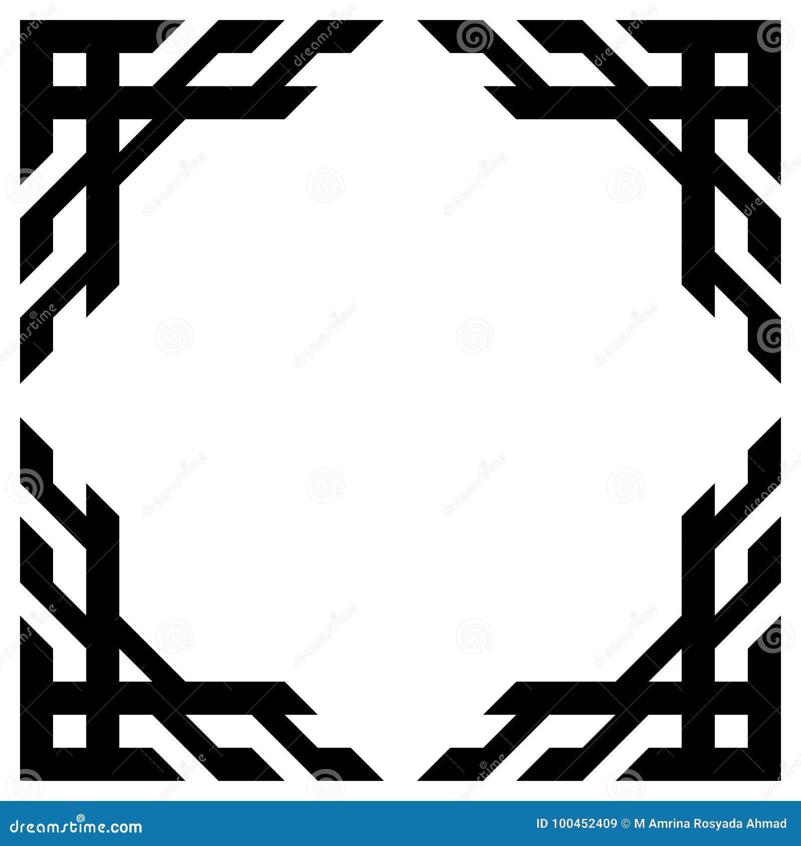 Vector Frame stock vector. Illustration of graphics - 100452409