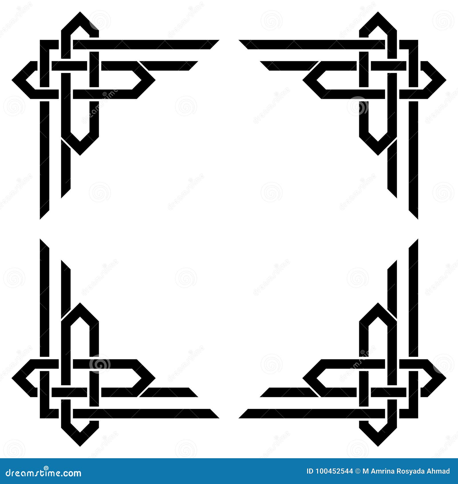 Vector Frame stock vector. Illustration of design, font - 100452544