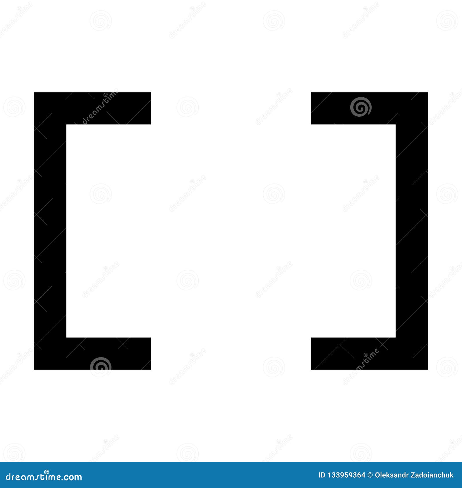 Frame Icon Black Isolated Vector Stock Vector - Illustration of ...