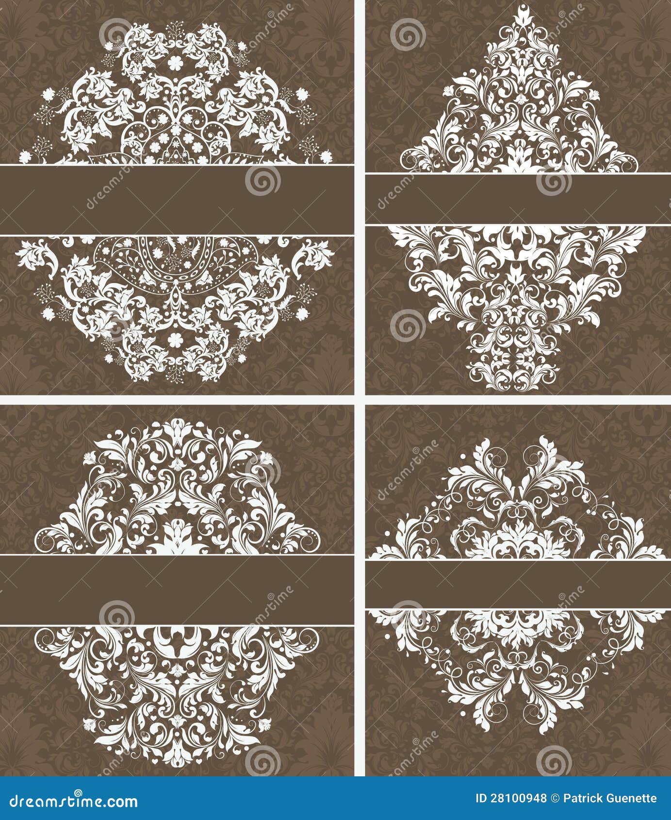 Vector Frame Set stock vector. Illustration of emblem - 28100948