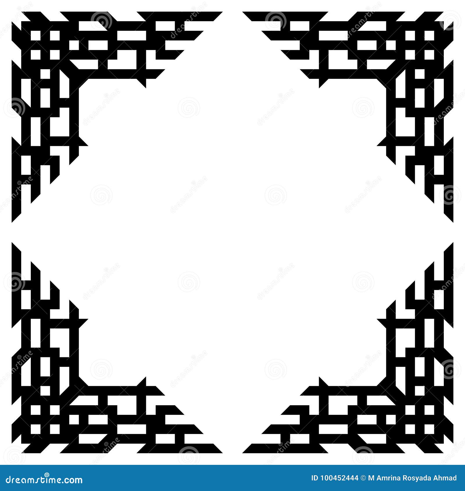 Vector Frame stock vector. Illustration of vector, square - 100452444