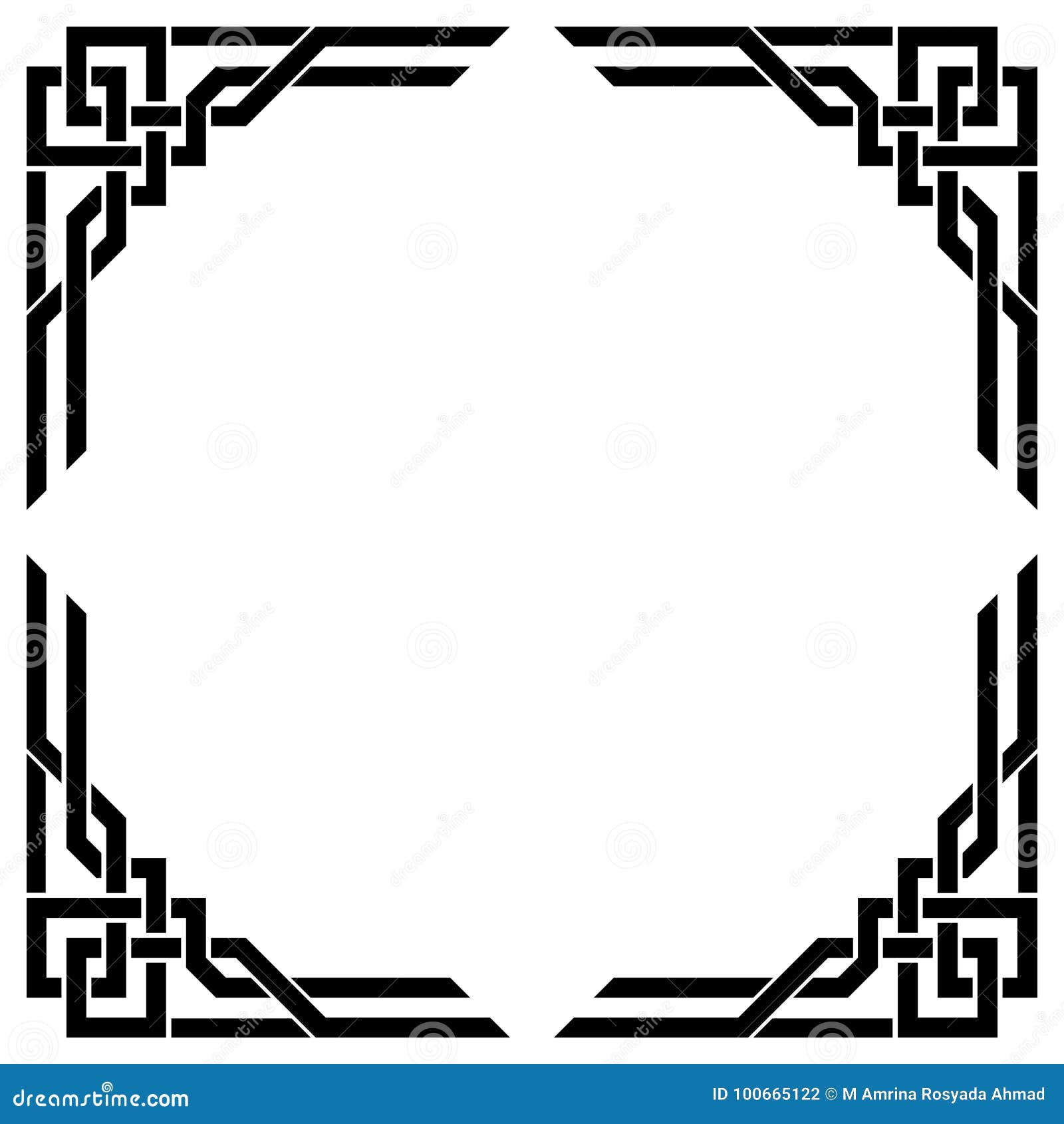 Vector Frame stock vector. Illustration of decorative - 100665122