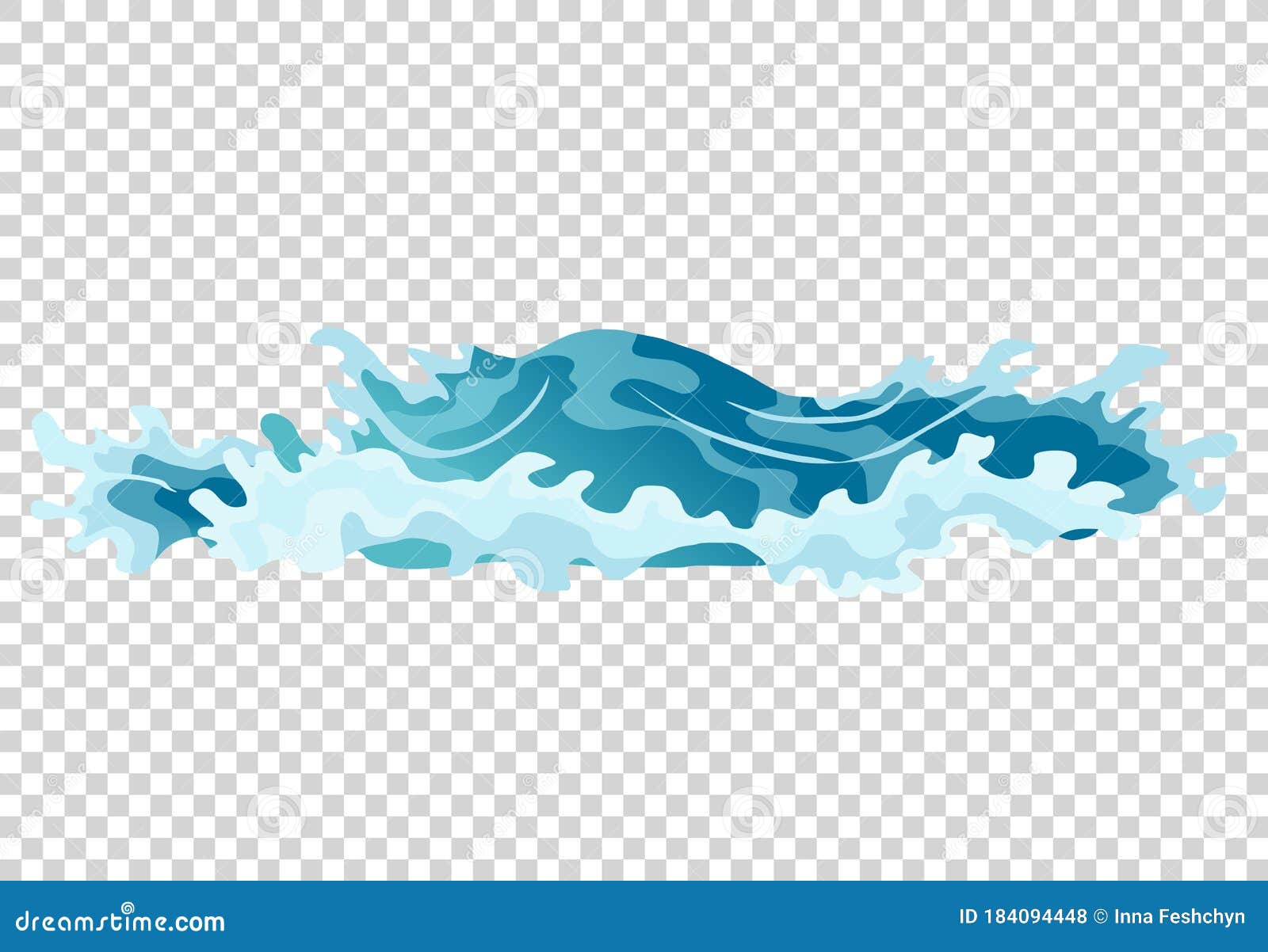 Vector Frame Water Splash for Game Animation. Water Explosion Special ...
