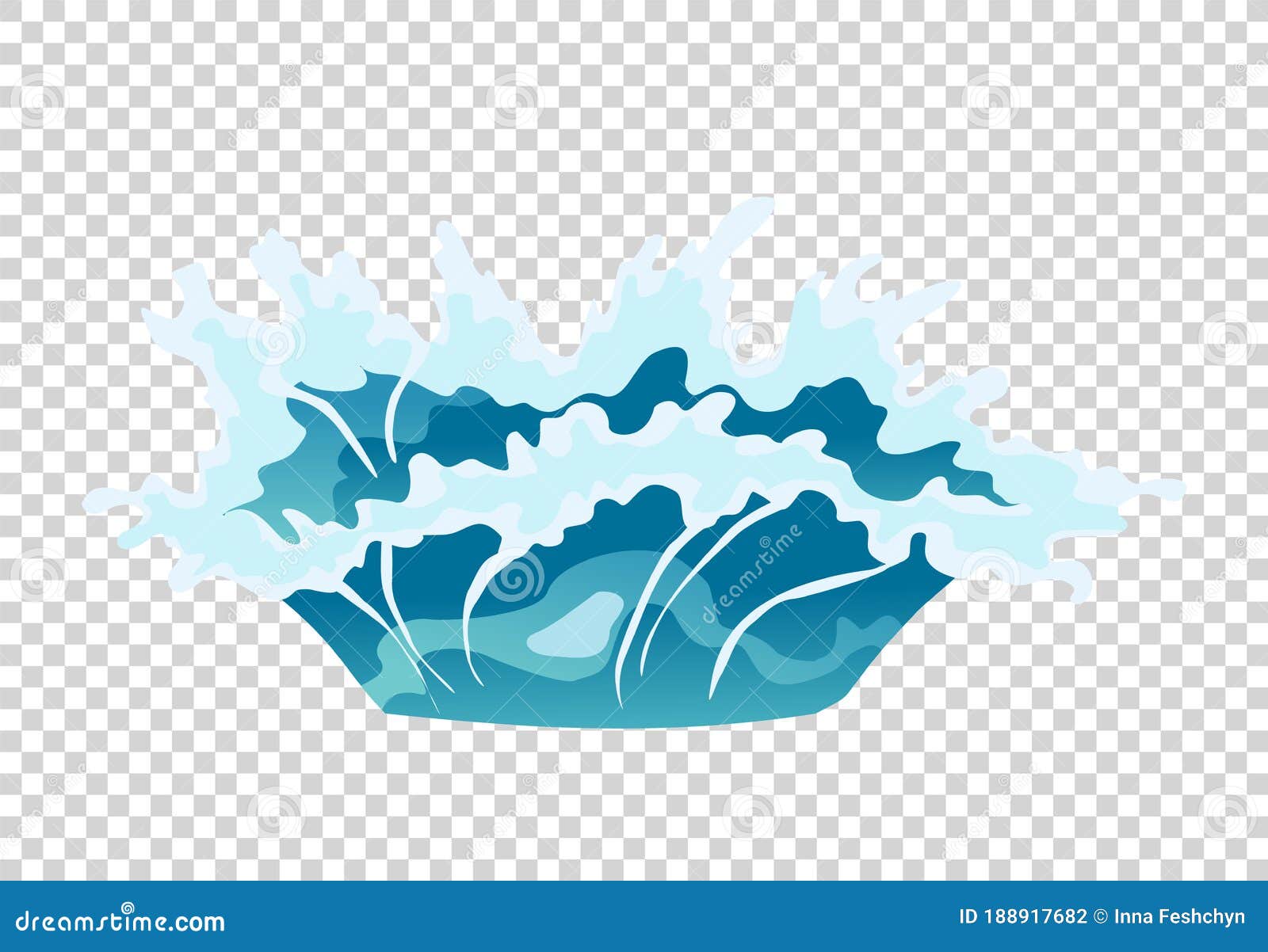 Vector Frame Water Splash for Game Animation. Water Explosion Special ...