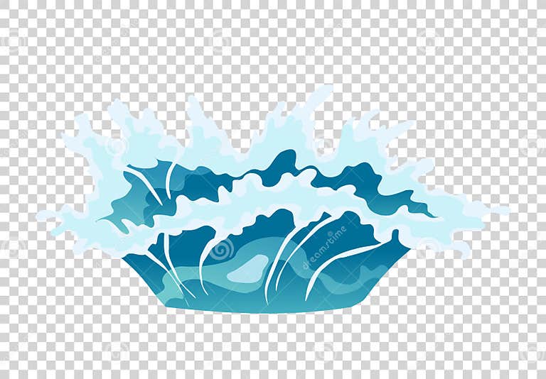 Vector Frame Water Splash for Game Animation. Water Explosion Special ...