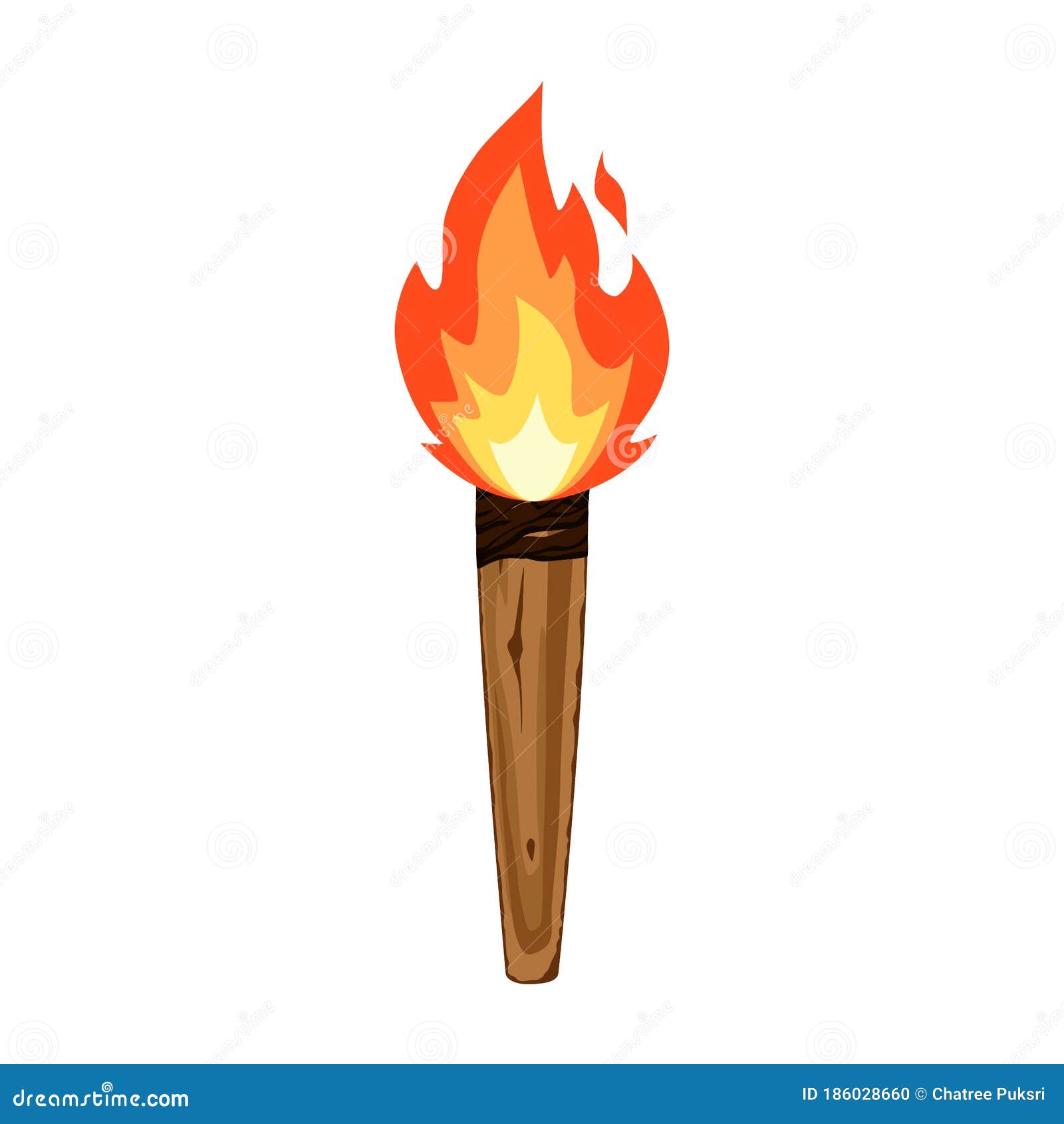 Vector of framed torch stock vector. Illustration of icon - 186028660