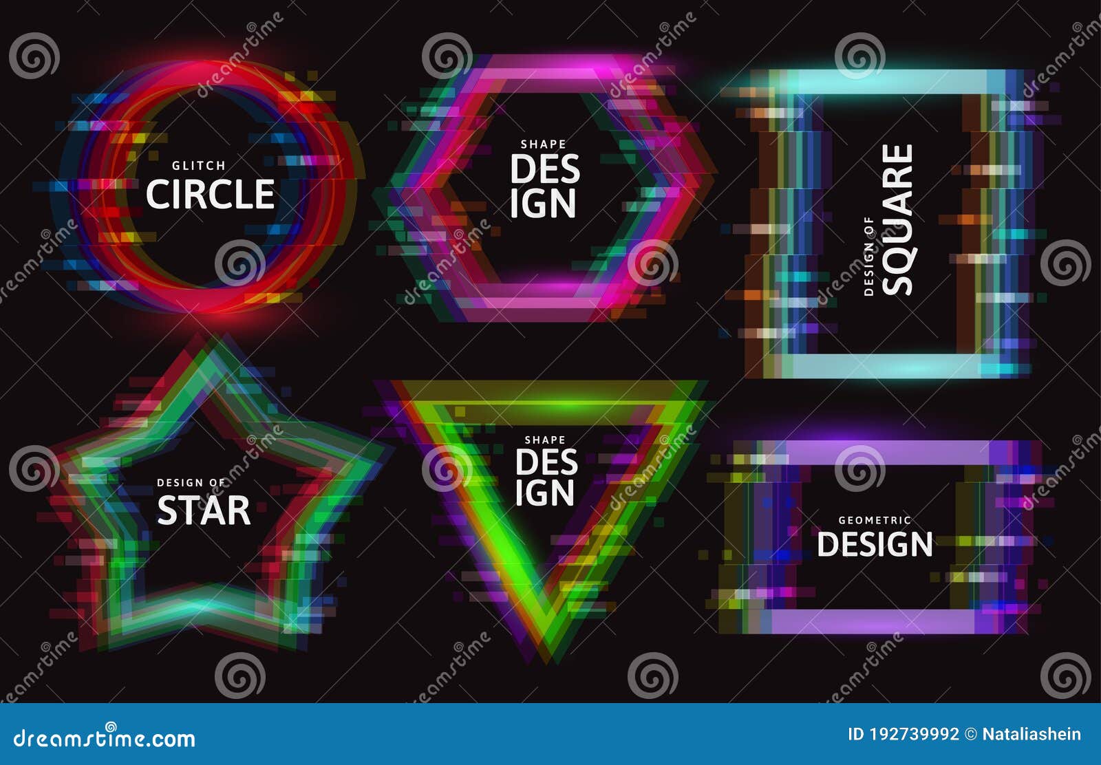 Distortion Effect Vector Illustration | CartoonDealer.com #187826070