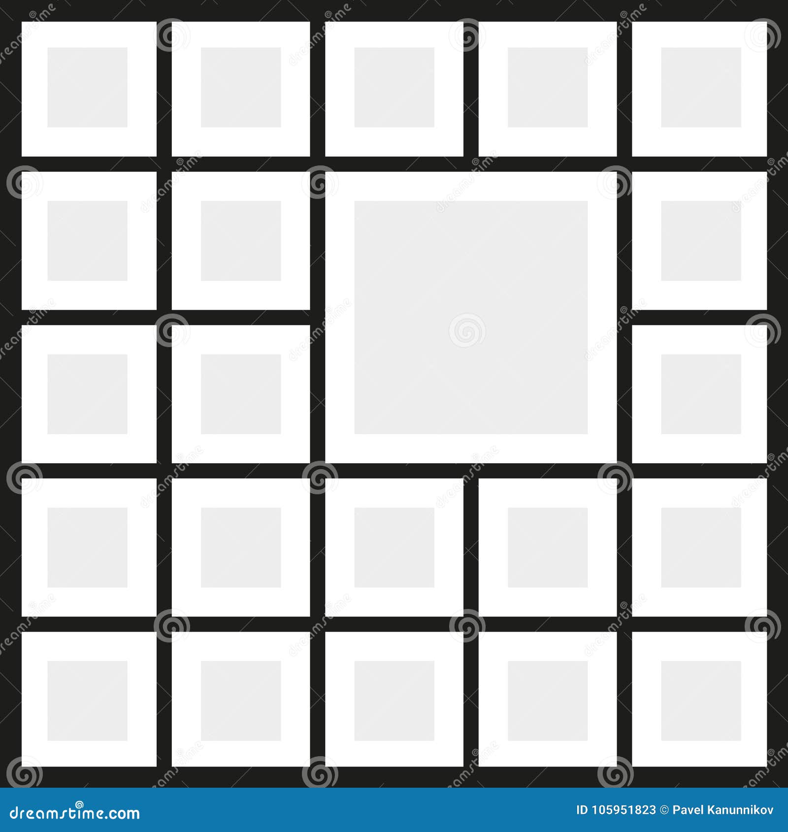 Vector Frames Photo Collage Editorial Stock Photo - Illustration of ...