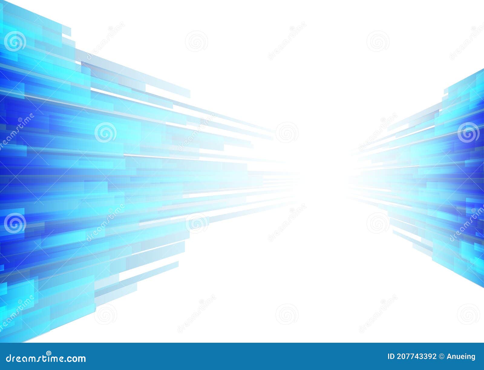 Vector : Franja Azul Sobre Fondo Blanco Ilustración del Vector ...