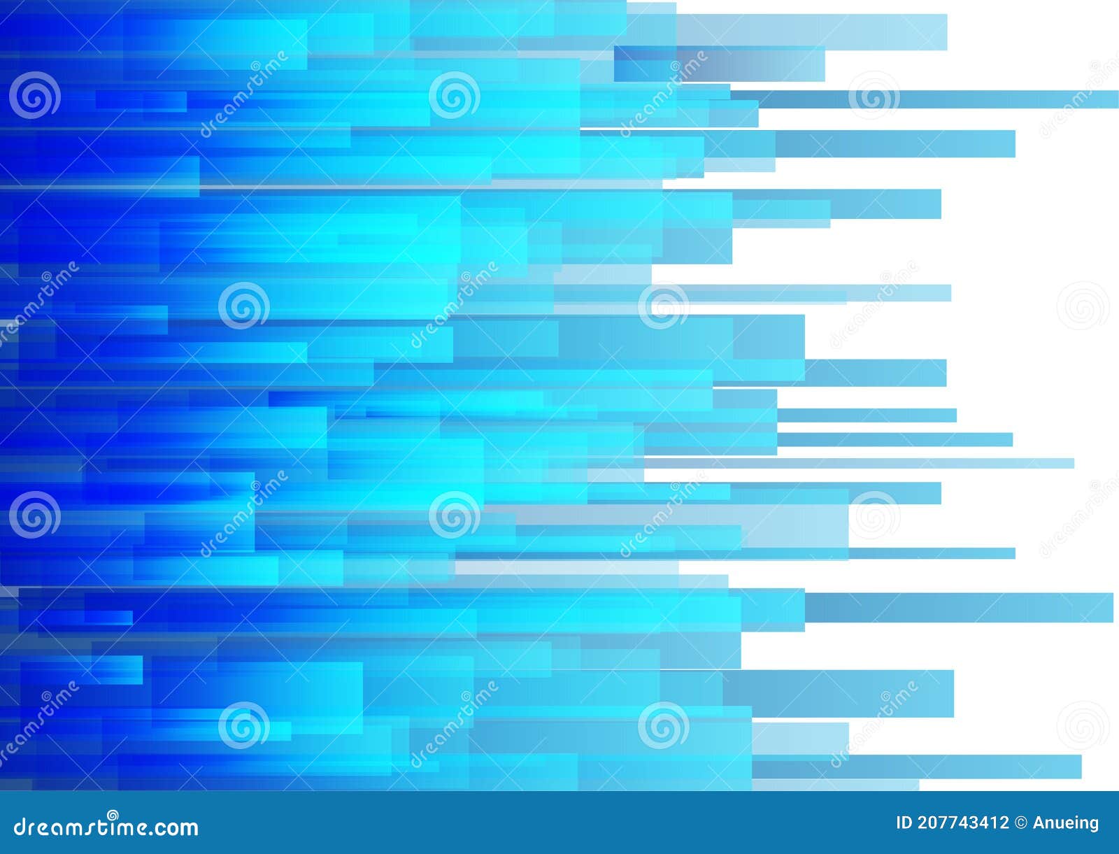 Vector : Franja Azul Sobre Fondo Blanco Ilustración del Vector ...