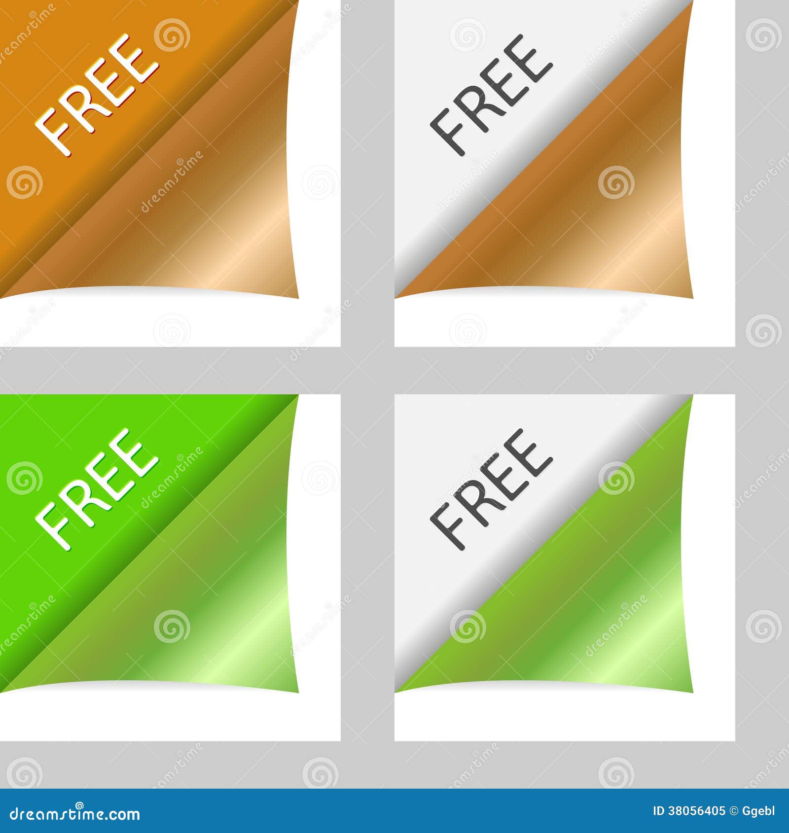 Peeling Paper Vector Illustration | CartoonDealer.com #7838152