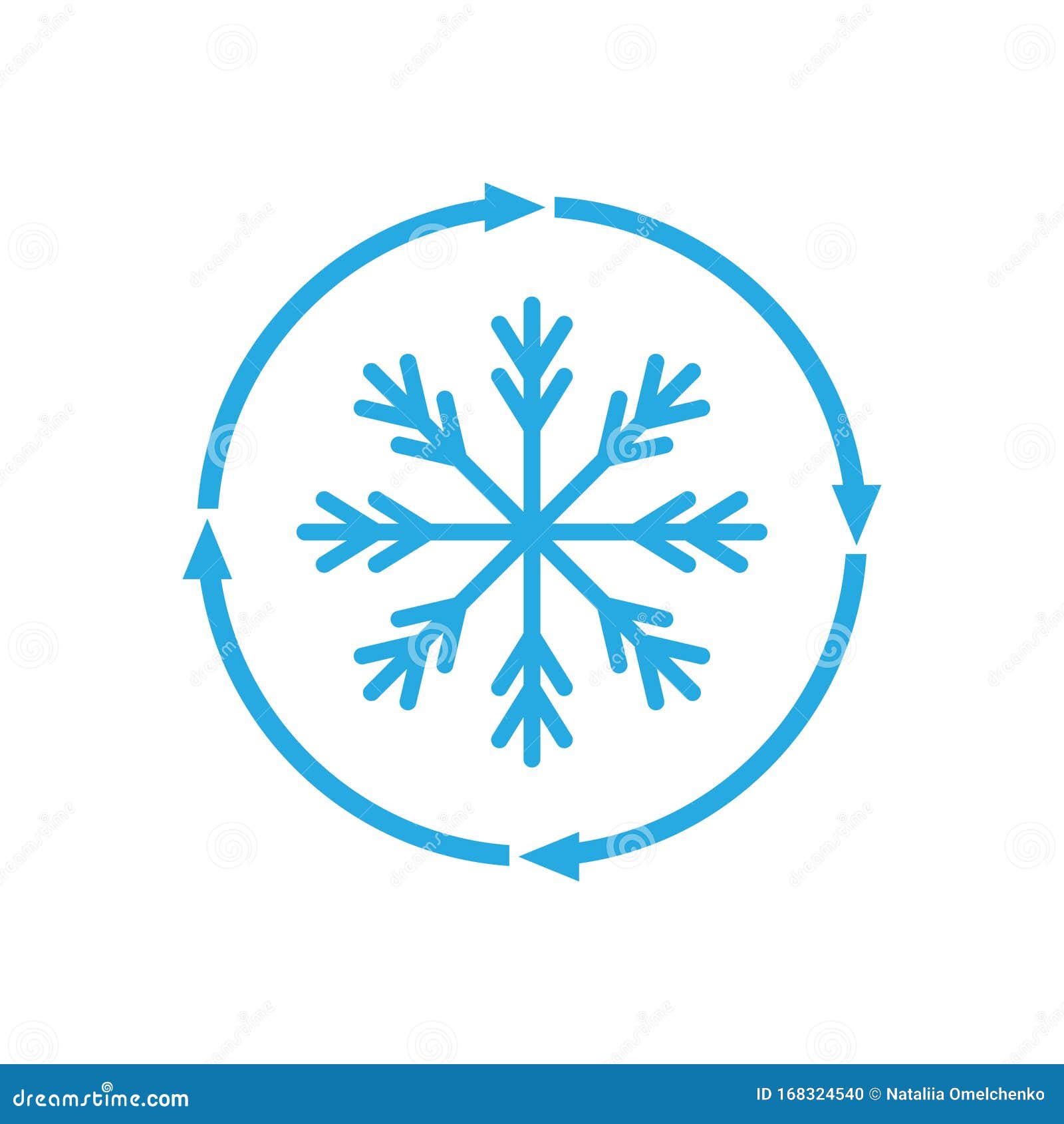 Freezing Icon. Trendy Freezing Logo Concept On White Background Vector ...