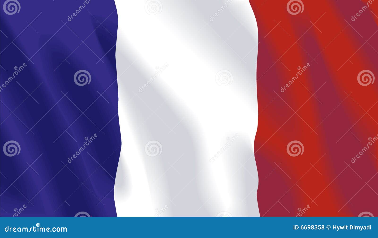 Vector French Flag stock vector. Illustration of unity - 6698358