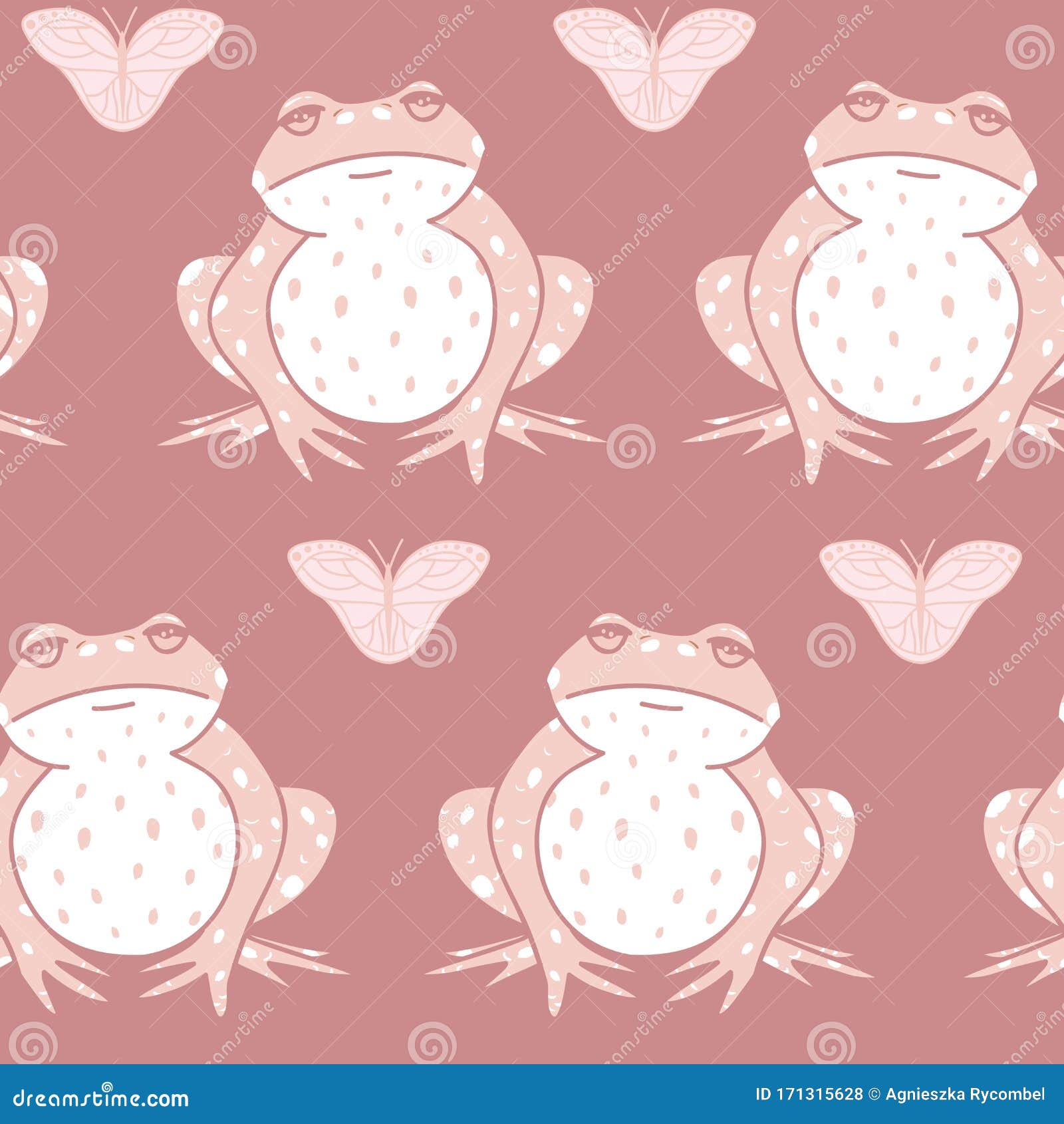 Vector Of Frogs Design On White Background And Black Background ...