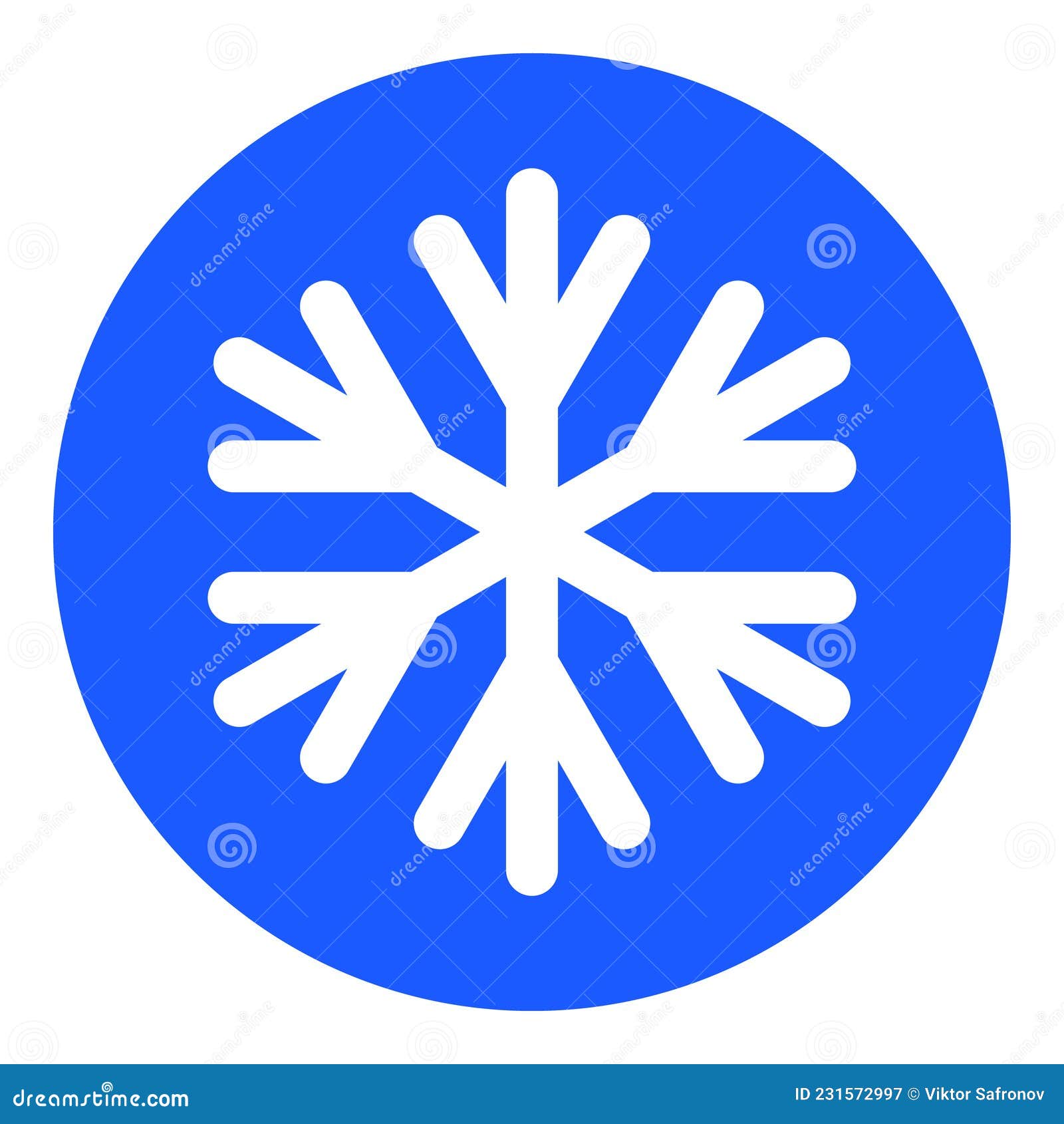 Vector Frost Flat Icon Image Stock Vector - Illustration of vector ...