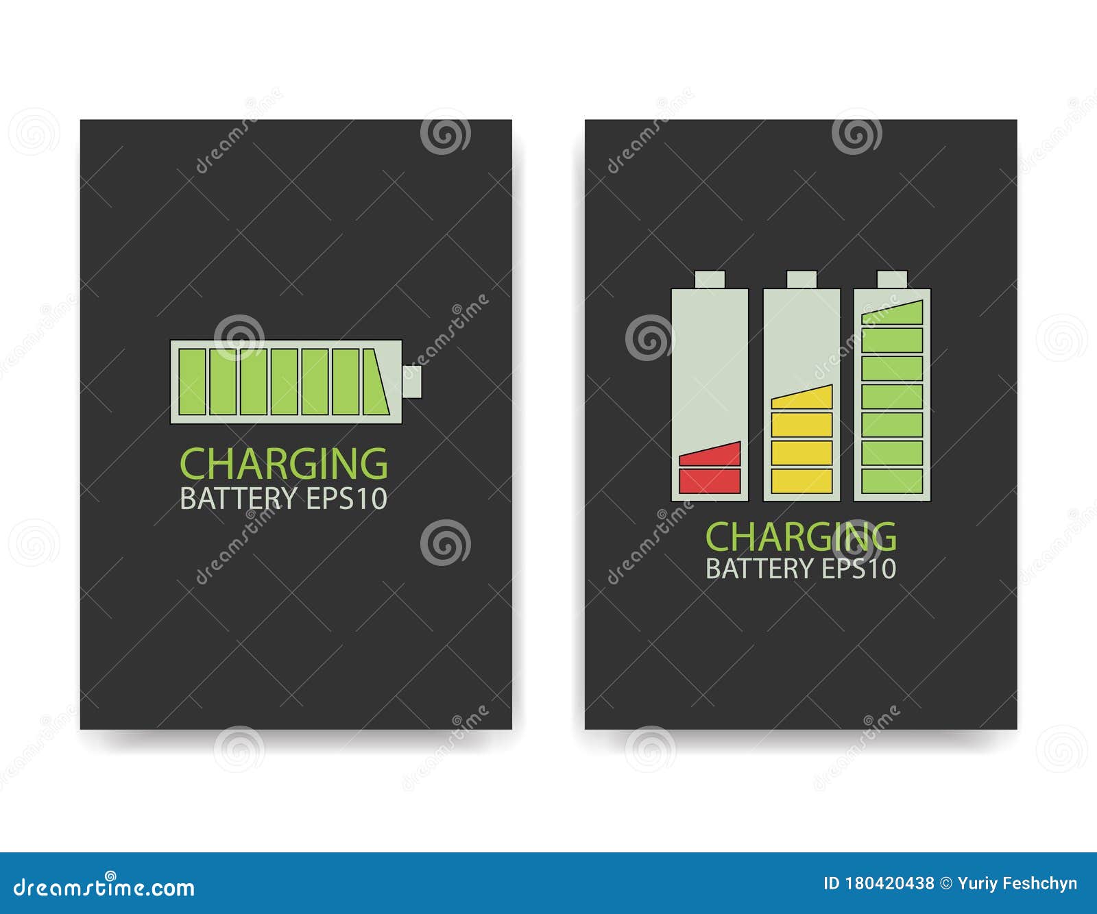 Vector Fully Charged Battery. Design Template for Magazine or Book Page ...